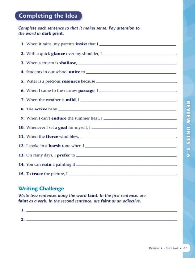 Sadlier Vocabulary Workshop Tools for Comprehension Grades 1–5 ...