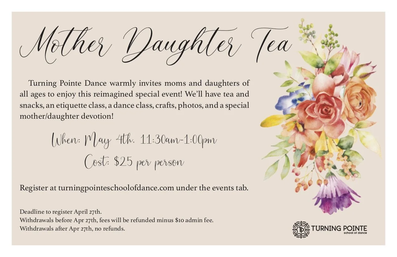 Mother/Daughter Tea — Turning Pointe