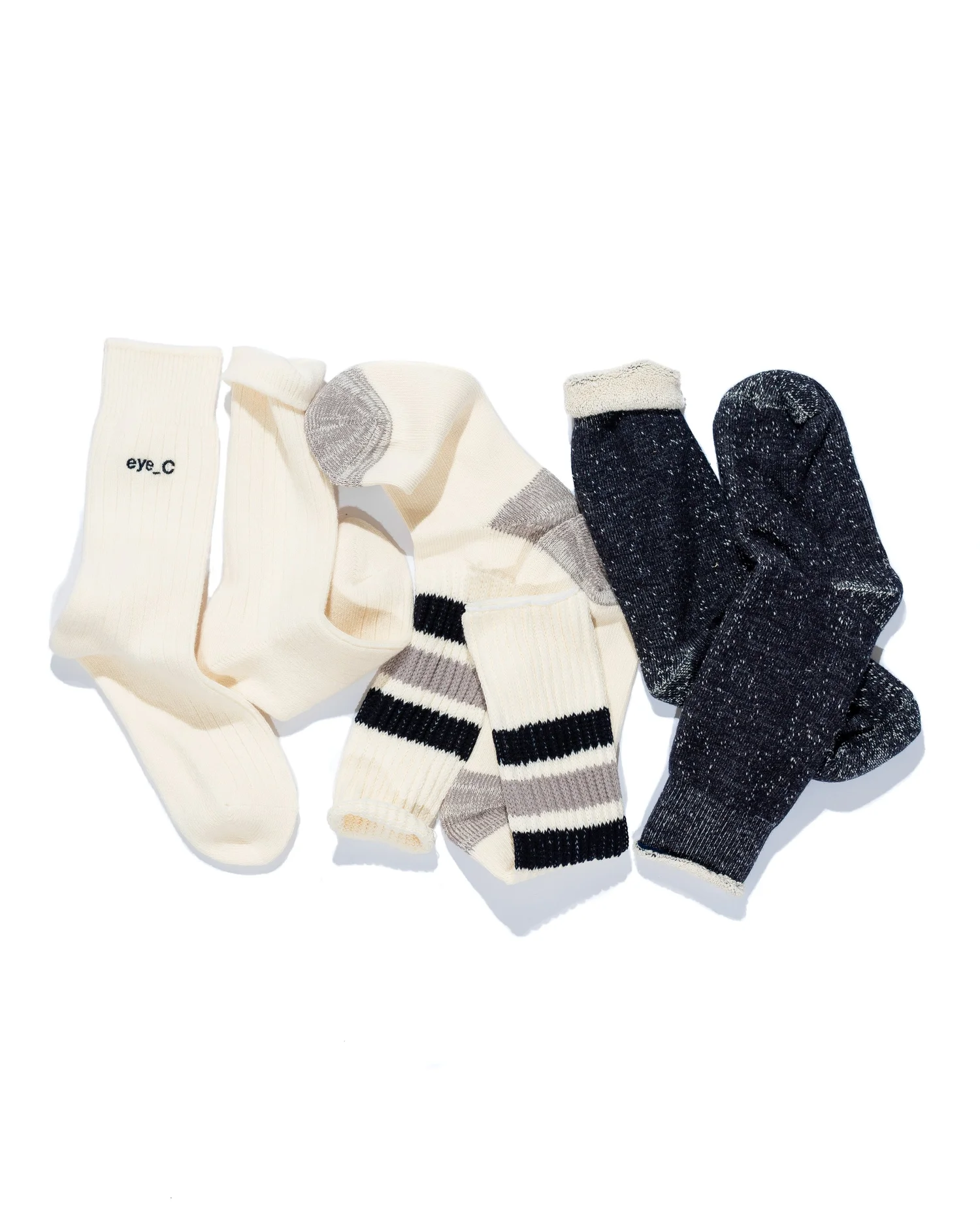 COLLABORATION | eye_C x ROTOTO Triple Pack 'Navy' — eye_C
