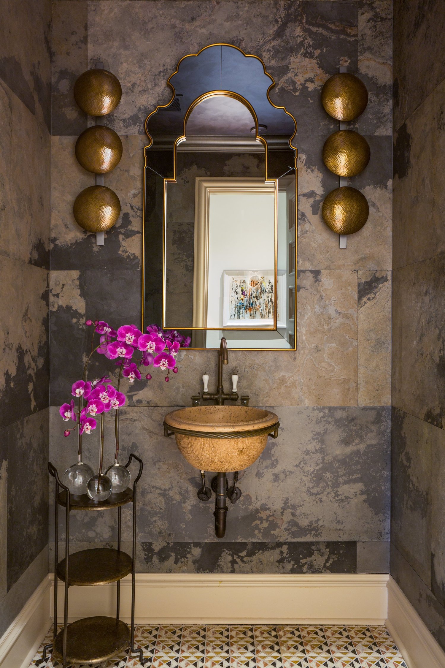 One-of-a-Kind Powder Room — Ami Austin Interior Design