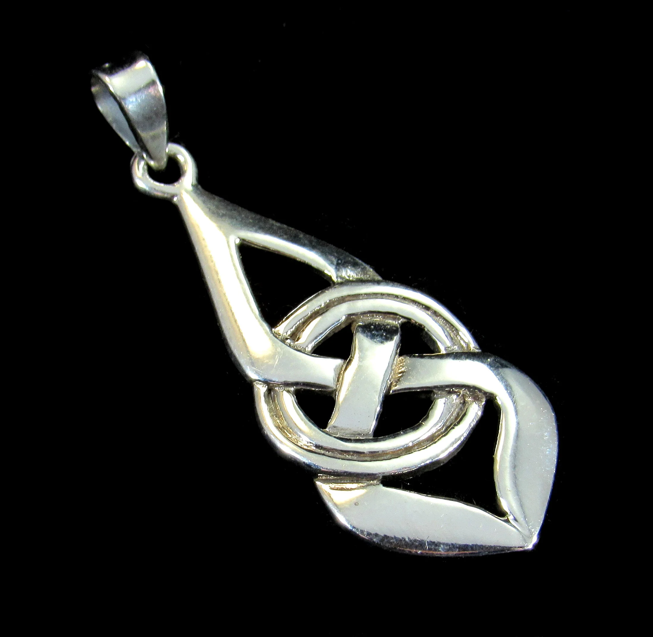 Sterling Silver Celtic Double Infinity Knot Pendant — Renegade Jewelry