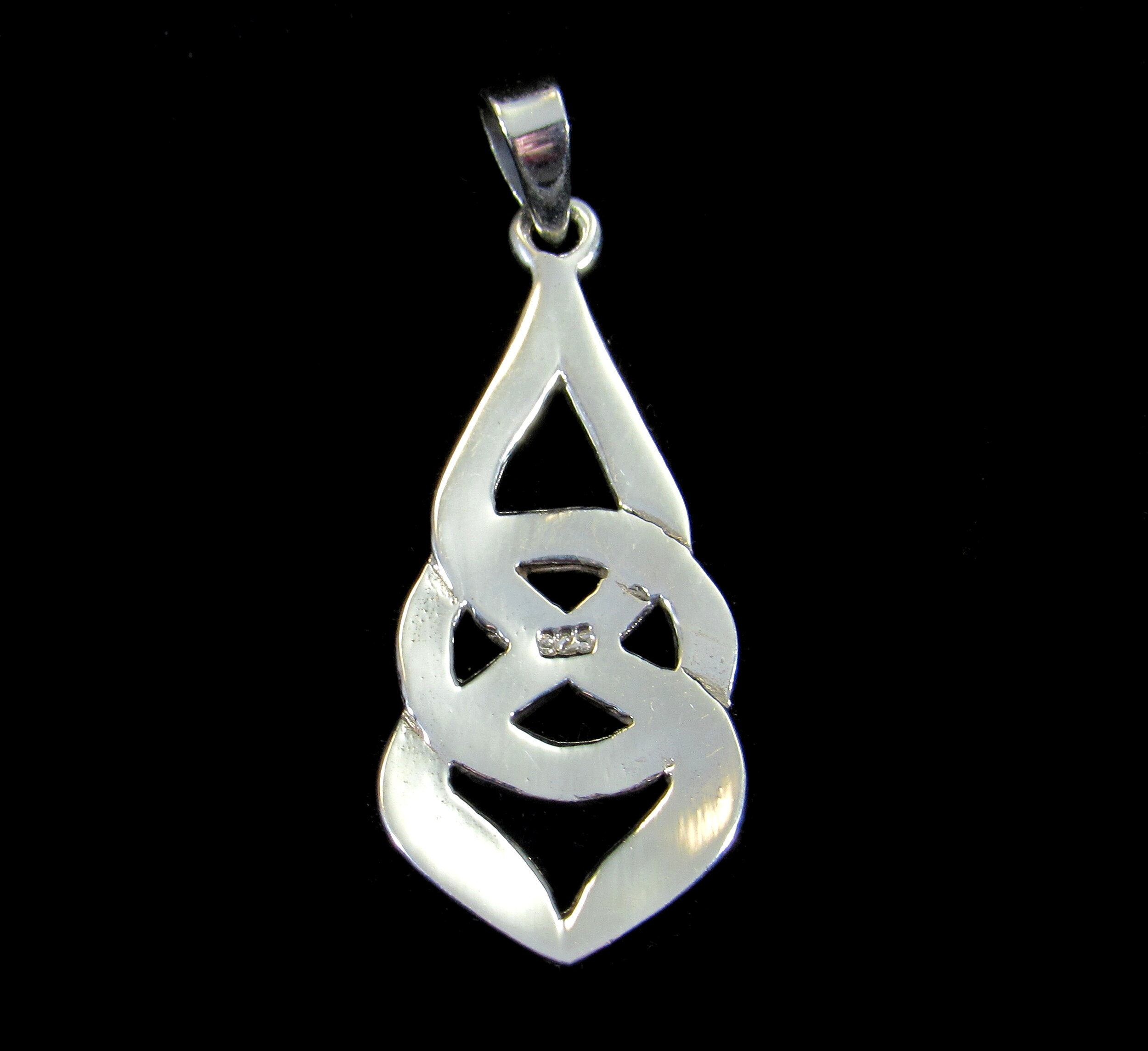 Sterling Silver Celtic Double Infinity Knot Pendant — Renegade Jewelry