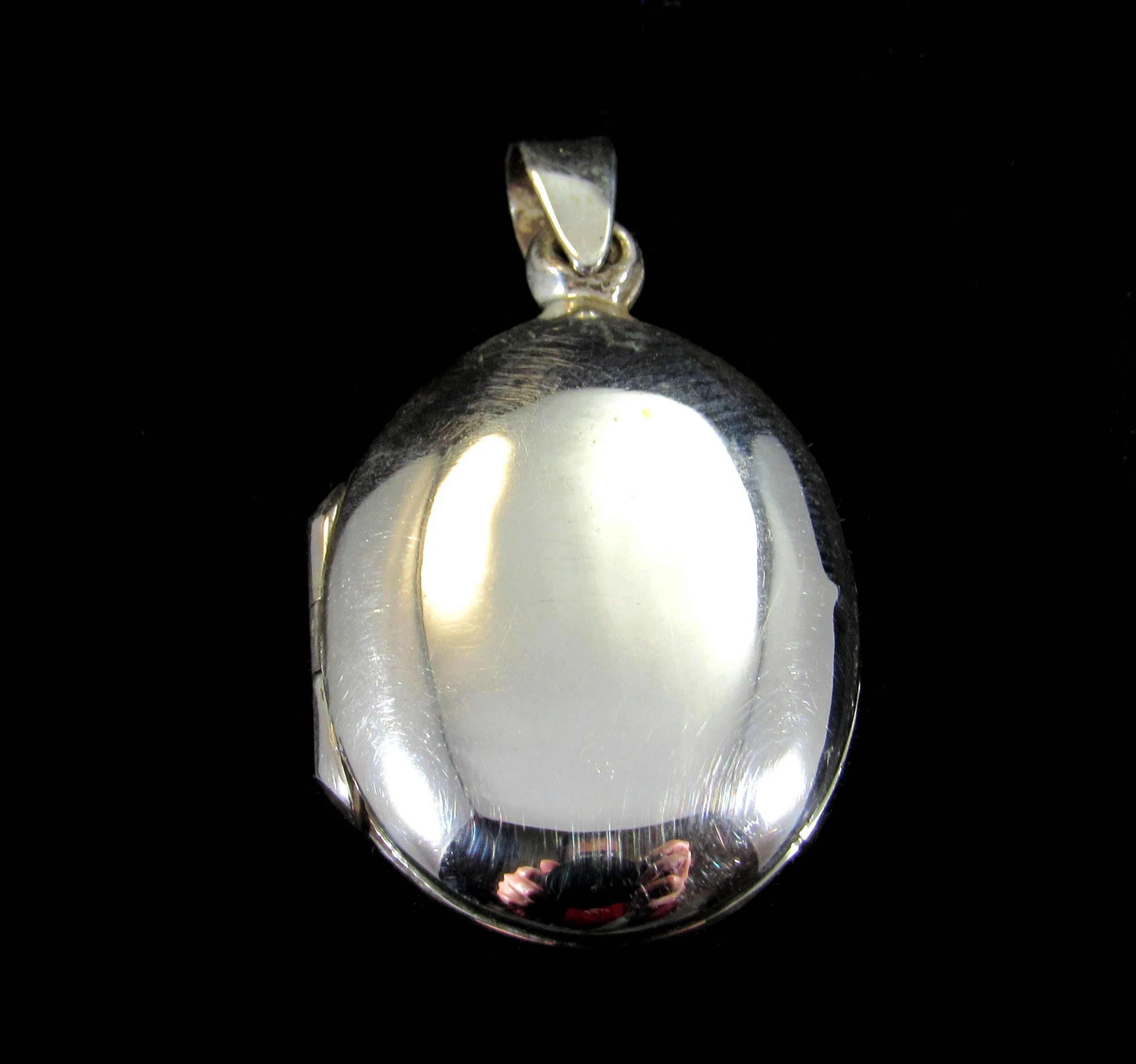Sterling Silver Oval Locket — Renegade Jewelry