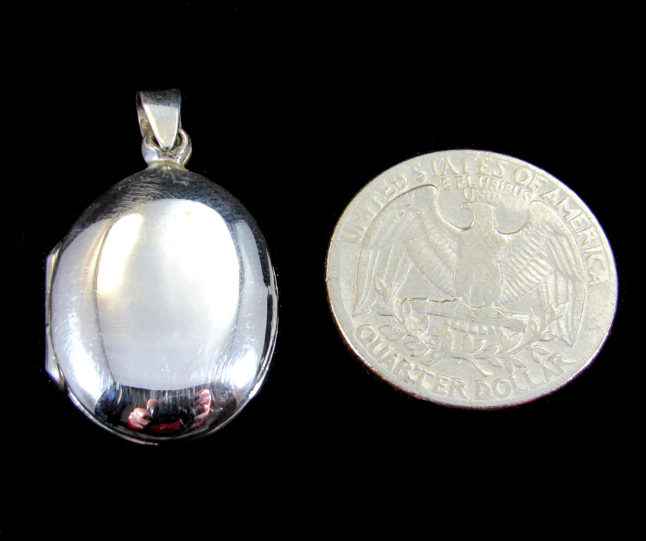 Sterling Silver Oval Locket — Renegade Jewelry