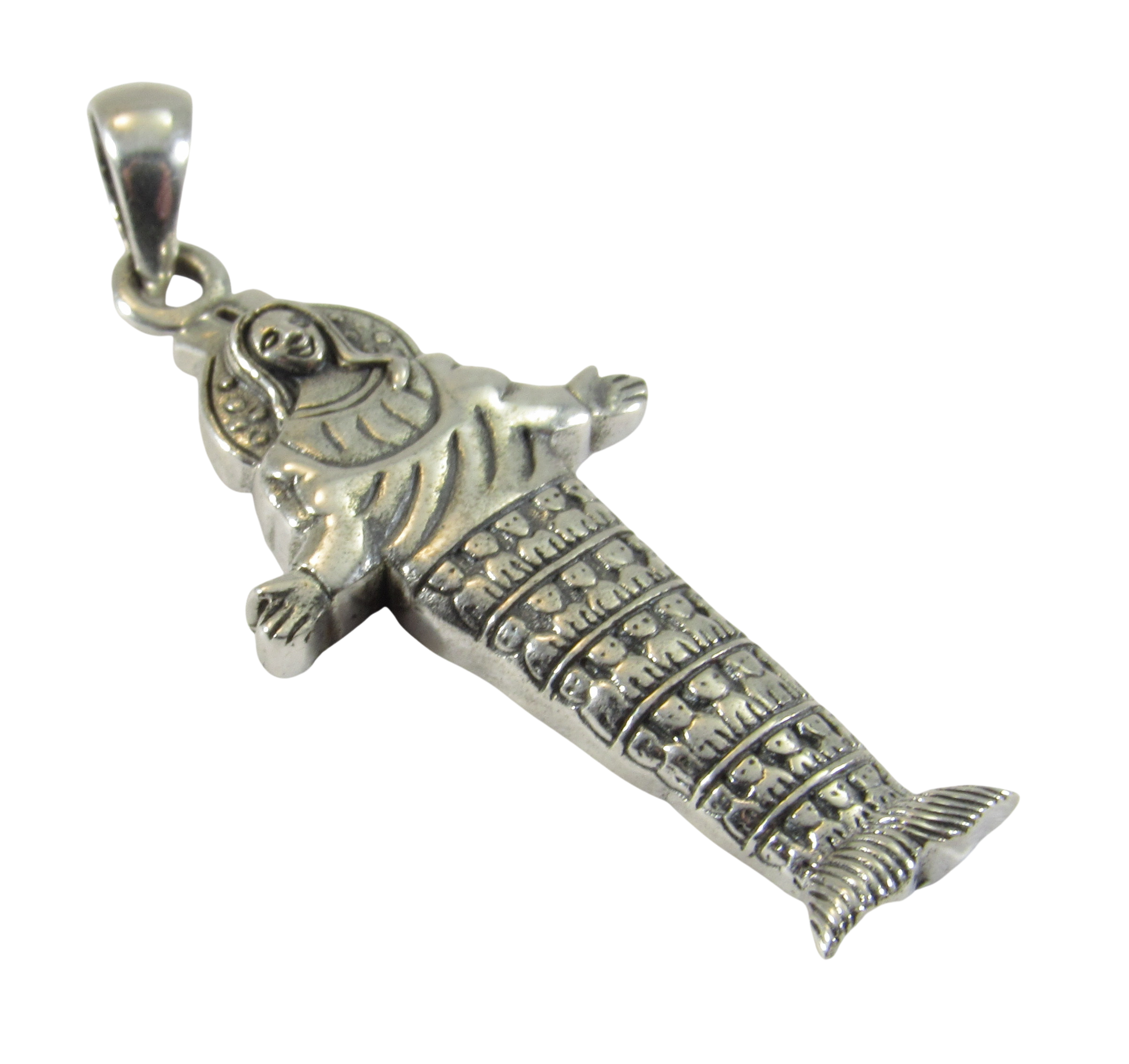 Sterling Silver Greek Goddess Artemis Ephesus Pendant — Renegade Jewelry