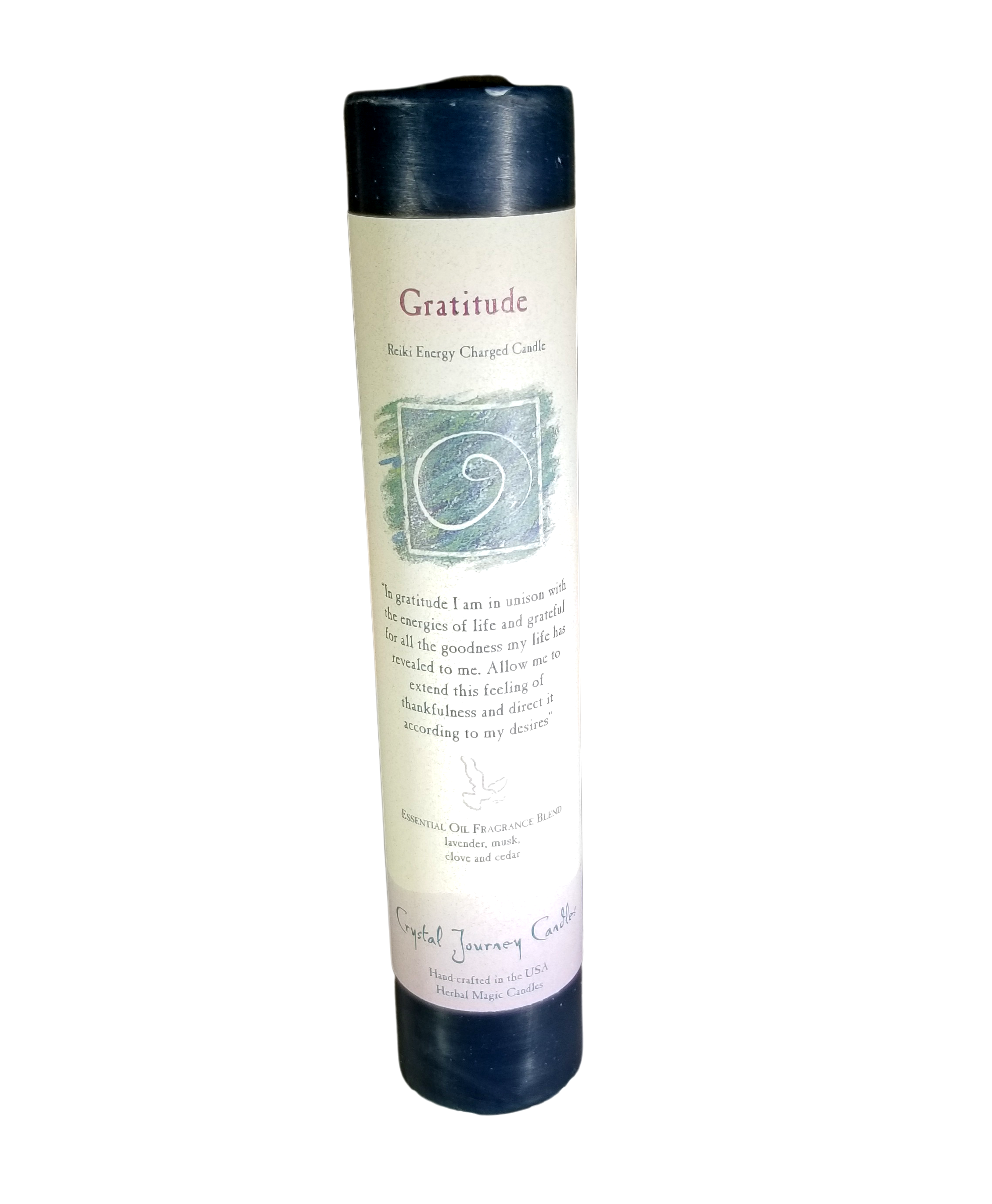 Crystal Journey Herbal Magic Reiki Charged 7" Pillar Candle Hand Poured ...