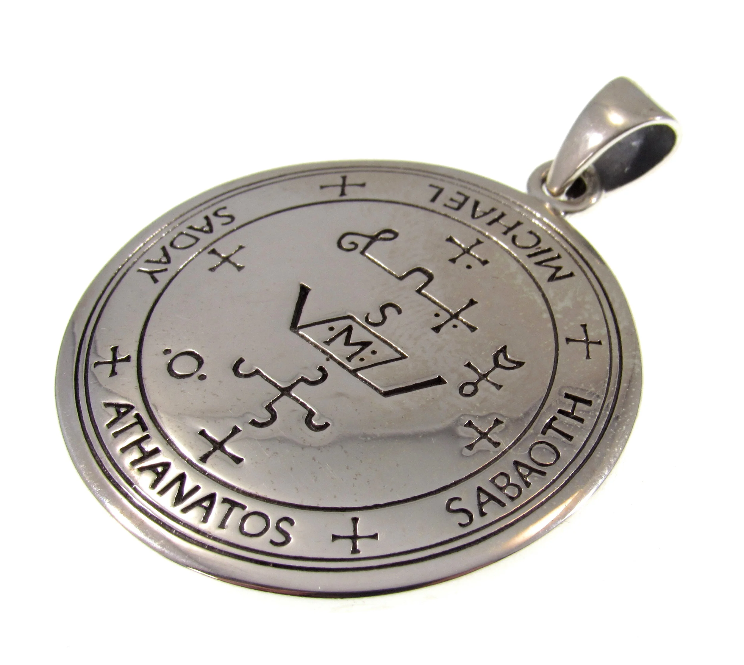 Sterling Silver Sigil of Archangel Michael Pendant — Renegade Jewelry