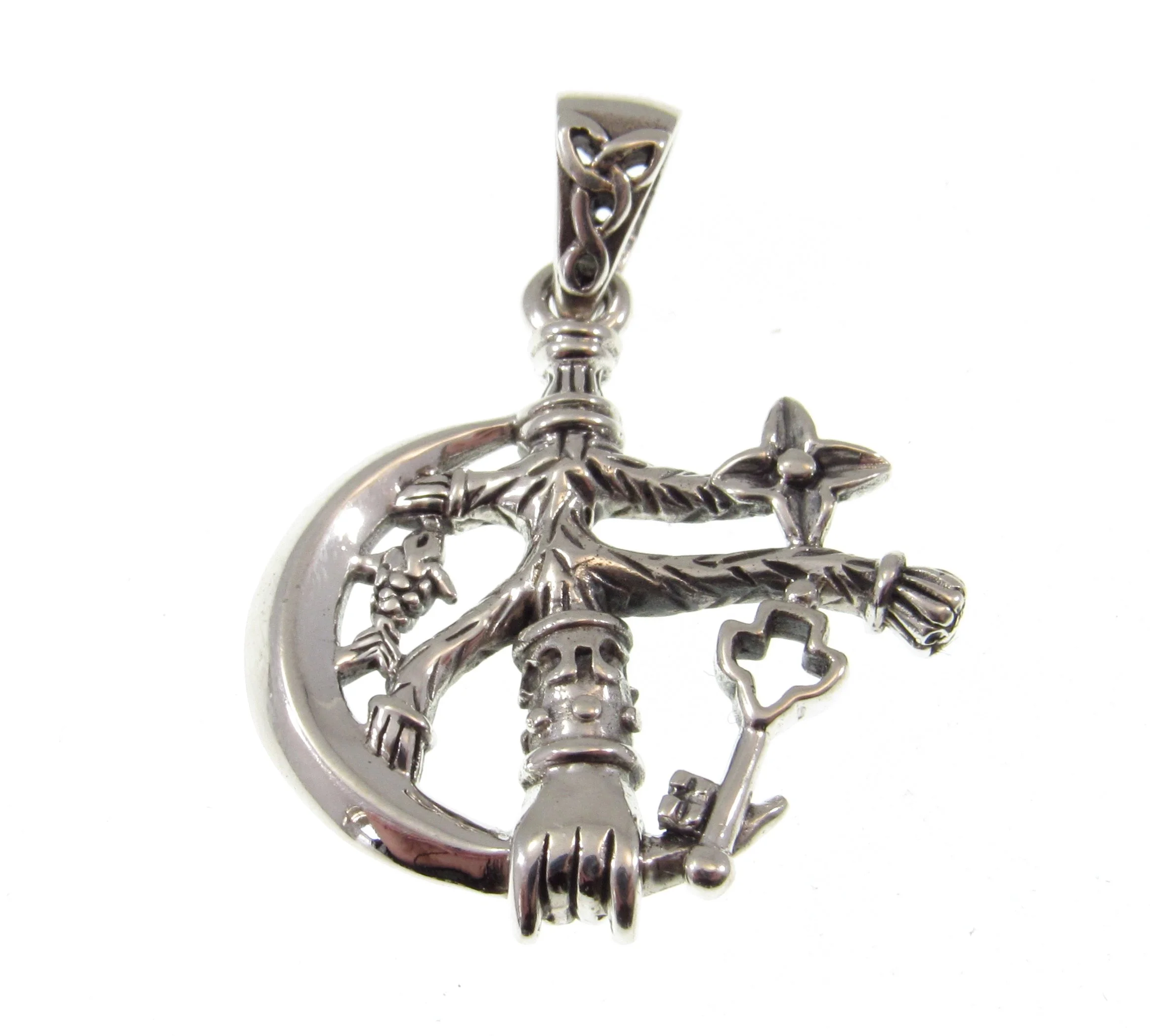 Sterling Silver There's Magick Behind the Cimaruta Witch Charm Pendant ...