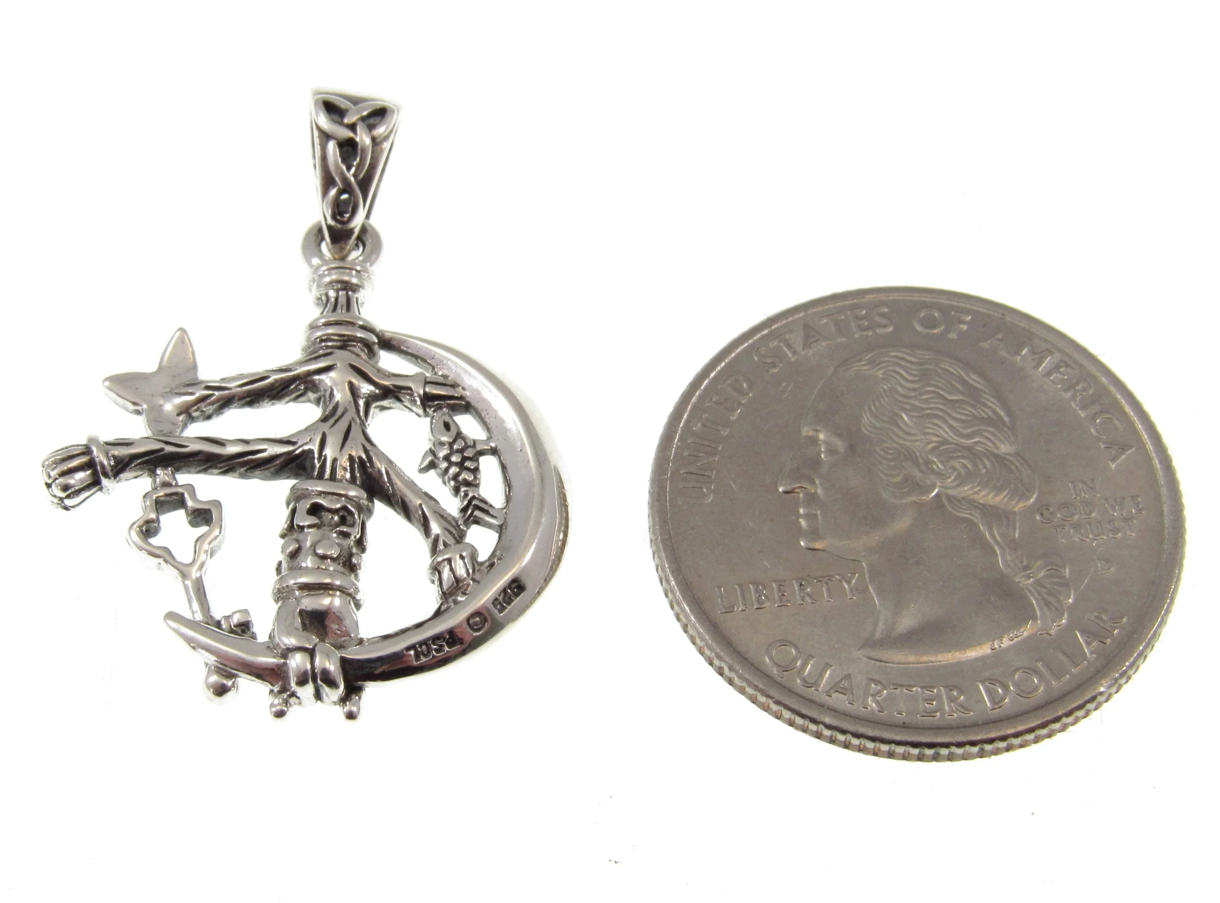 Sterling Silver There's Magick Behind the Cimaruta Witch Charm Pendant ...