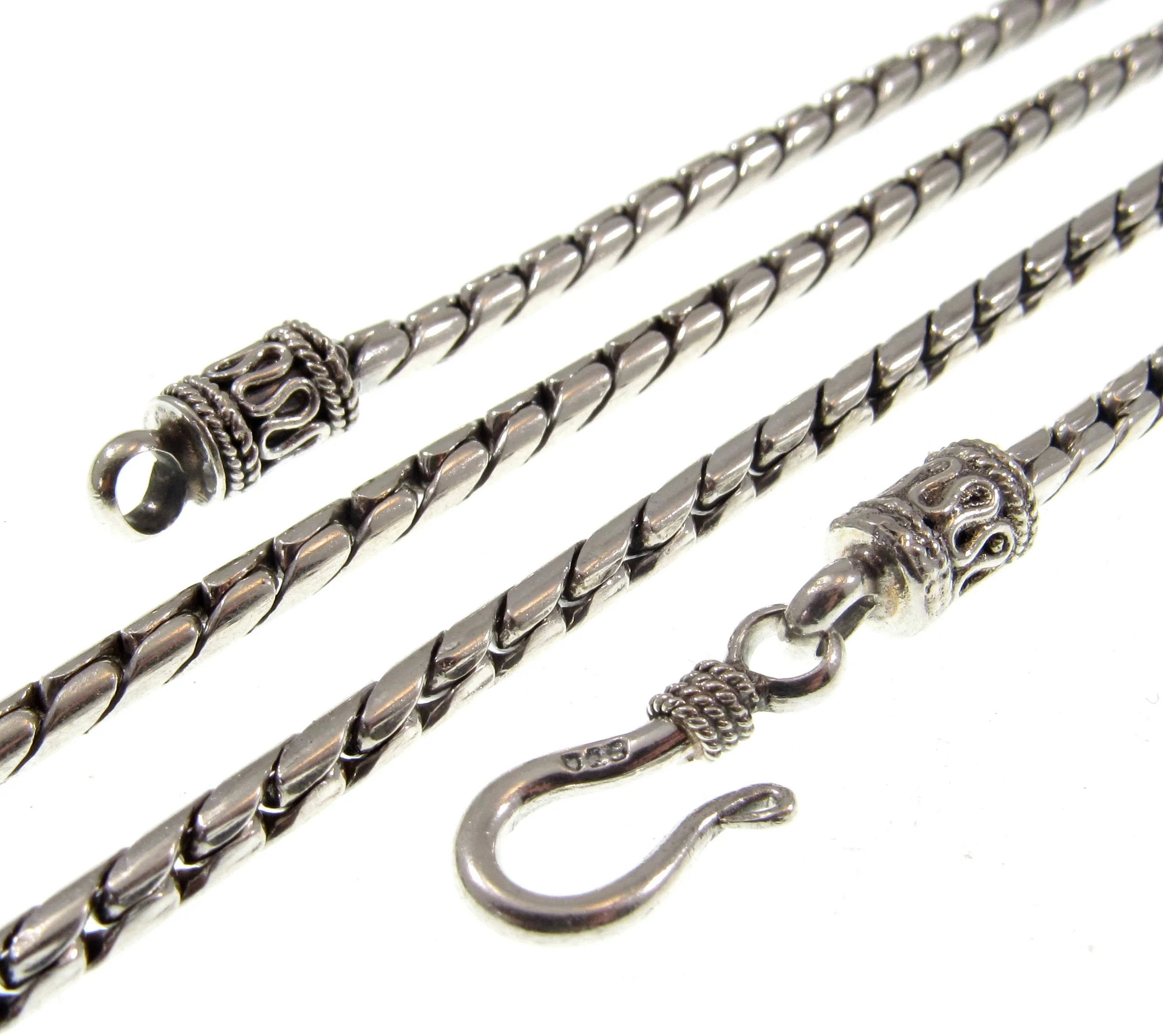 Handmade Balinese Chains Handcrafted Sterling Silver Jewelry