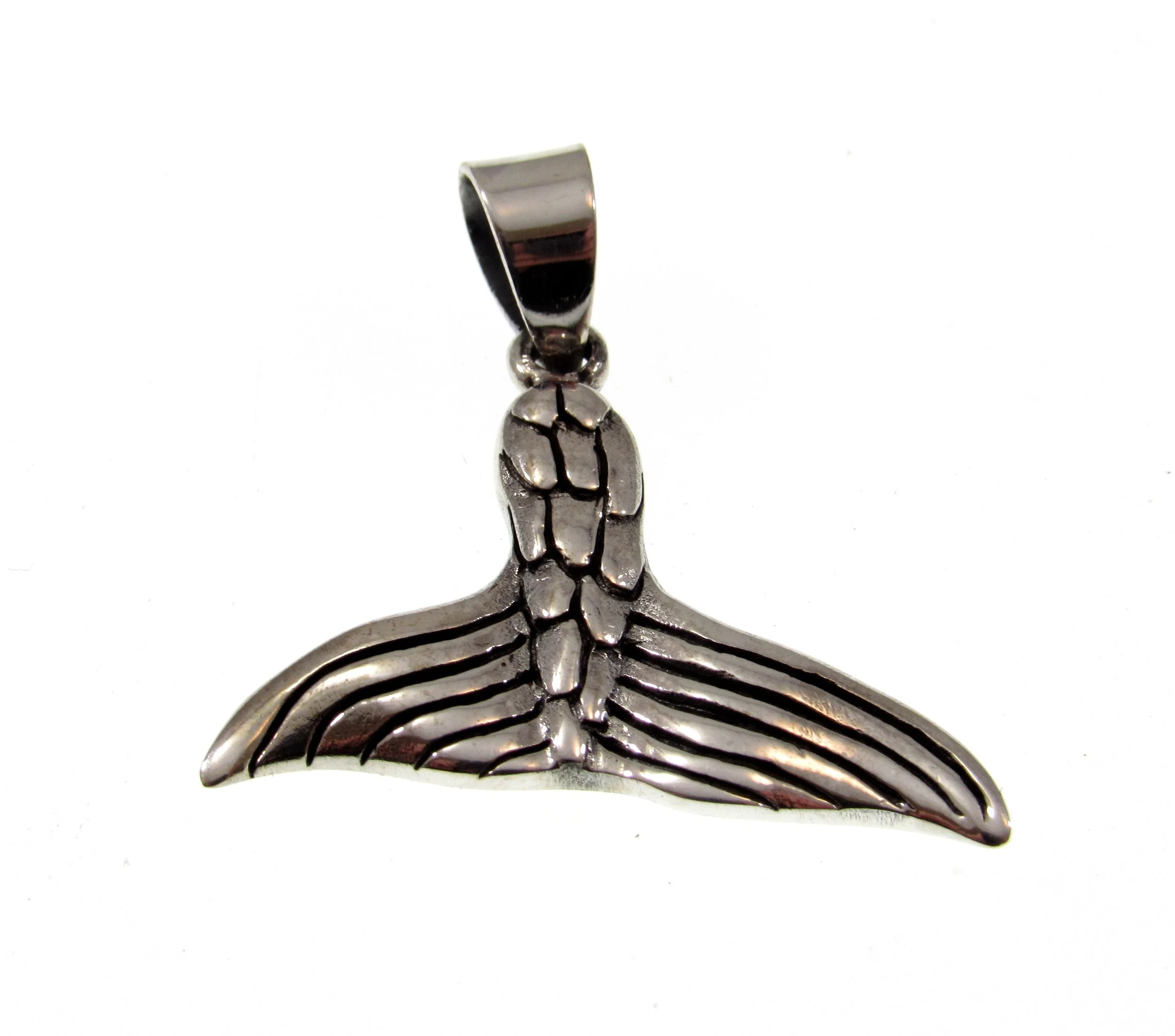 Sterling Silver Mermaid Fish Tail Pendant — Renegade Jewelry