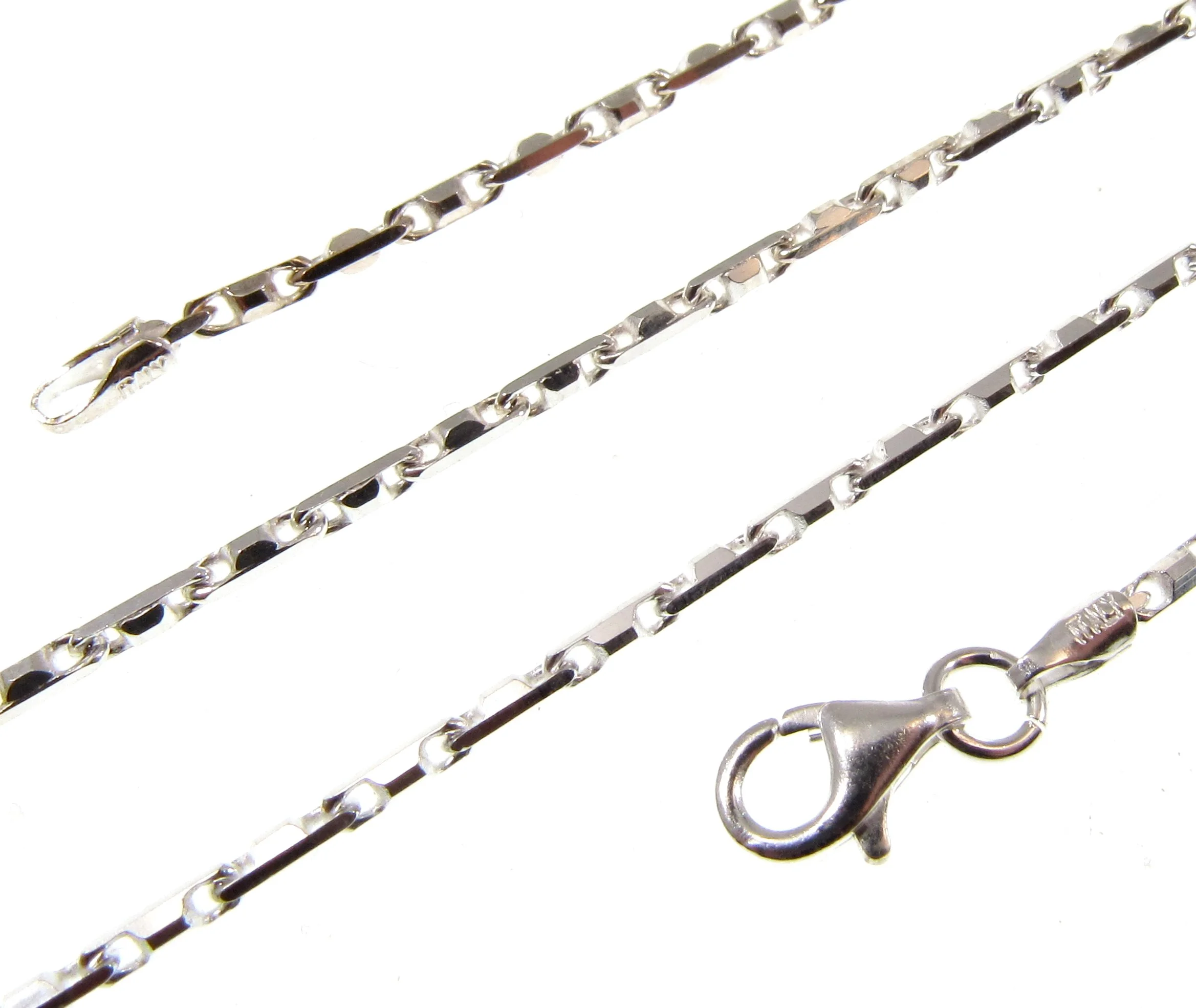 Sterling Silver Italian Heshe Chains Handcrafted Sterling Silver Jewelry