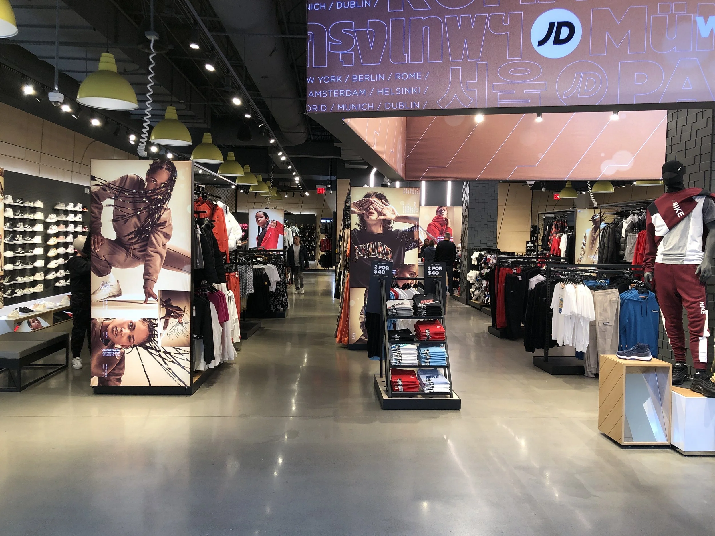 JD SPORTS Store graphics — Anne LaRue Portfolio