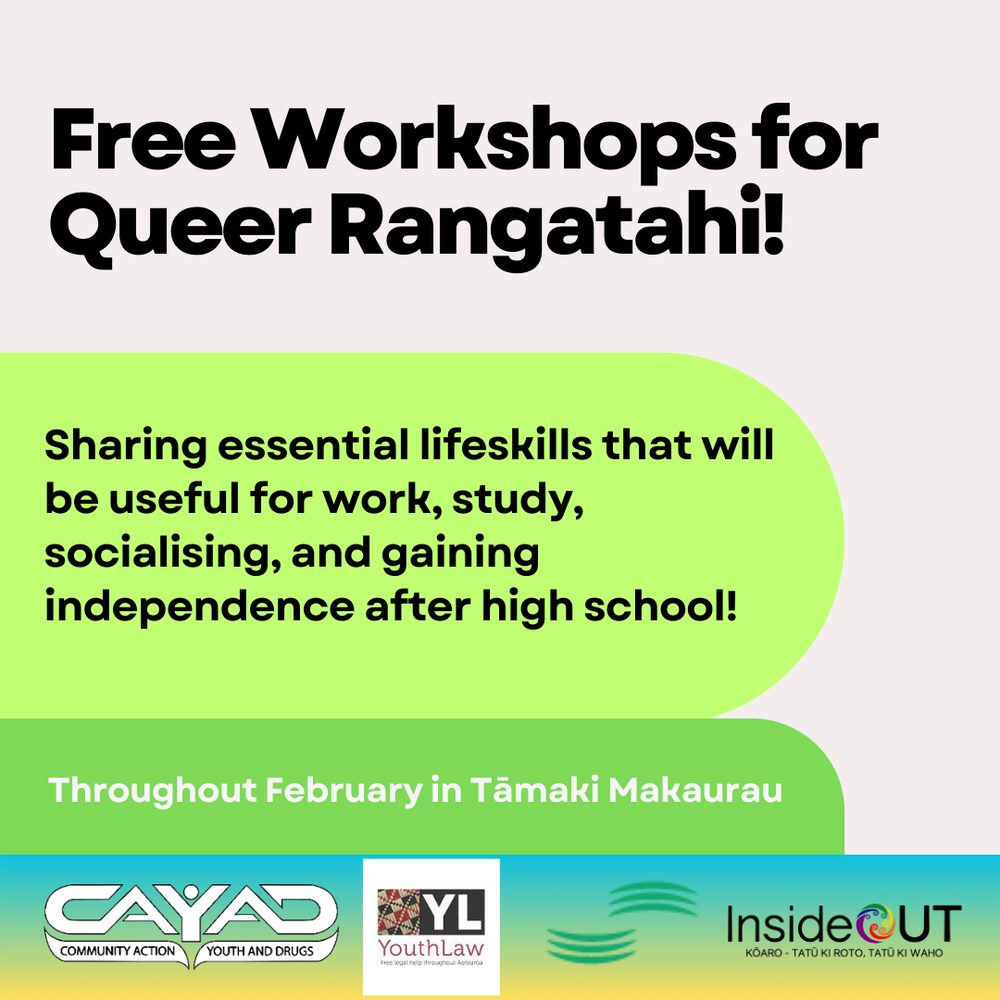 Growing Up Queer Workshop Series — CAYAD