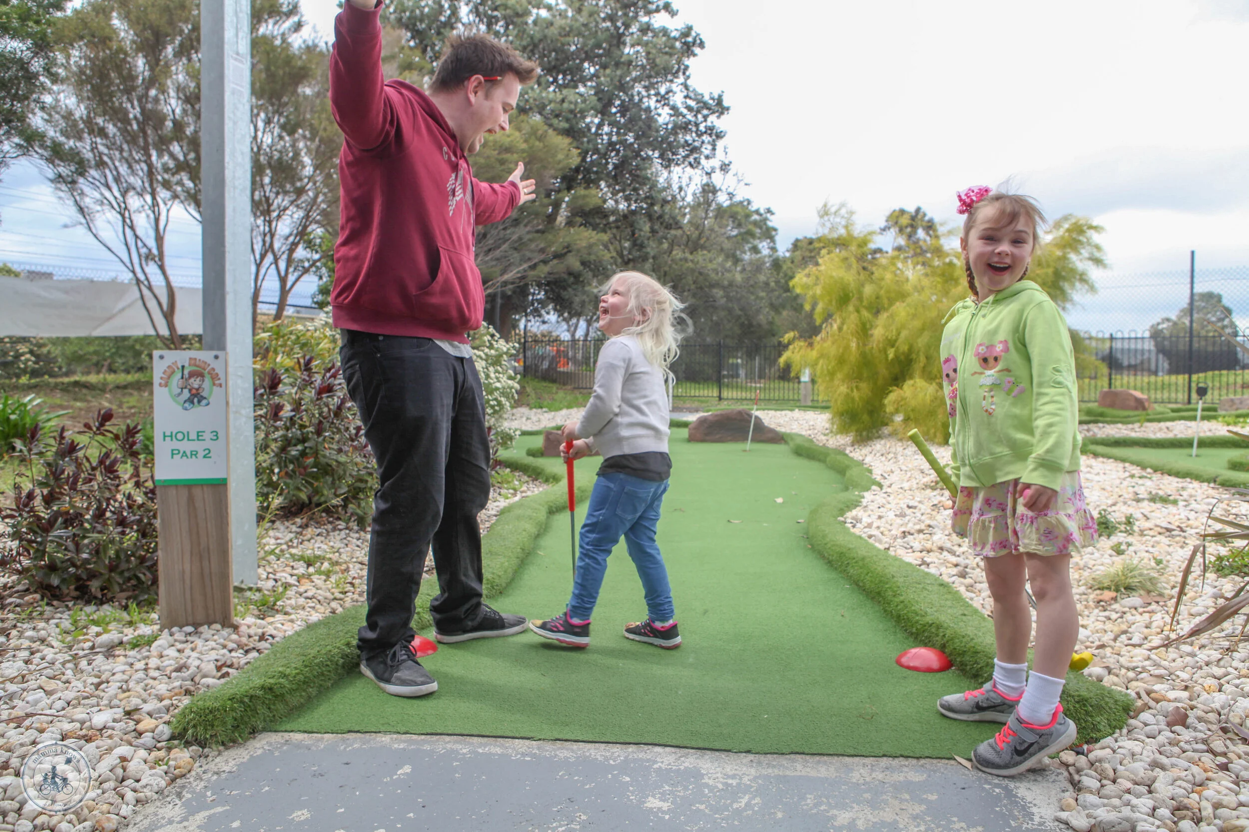 sandy mini golf, sandringham — mamma knows south