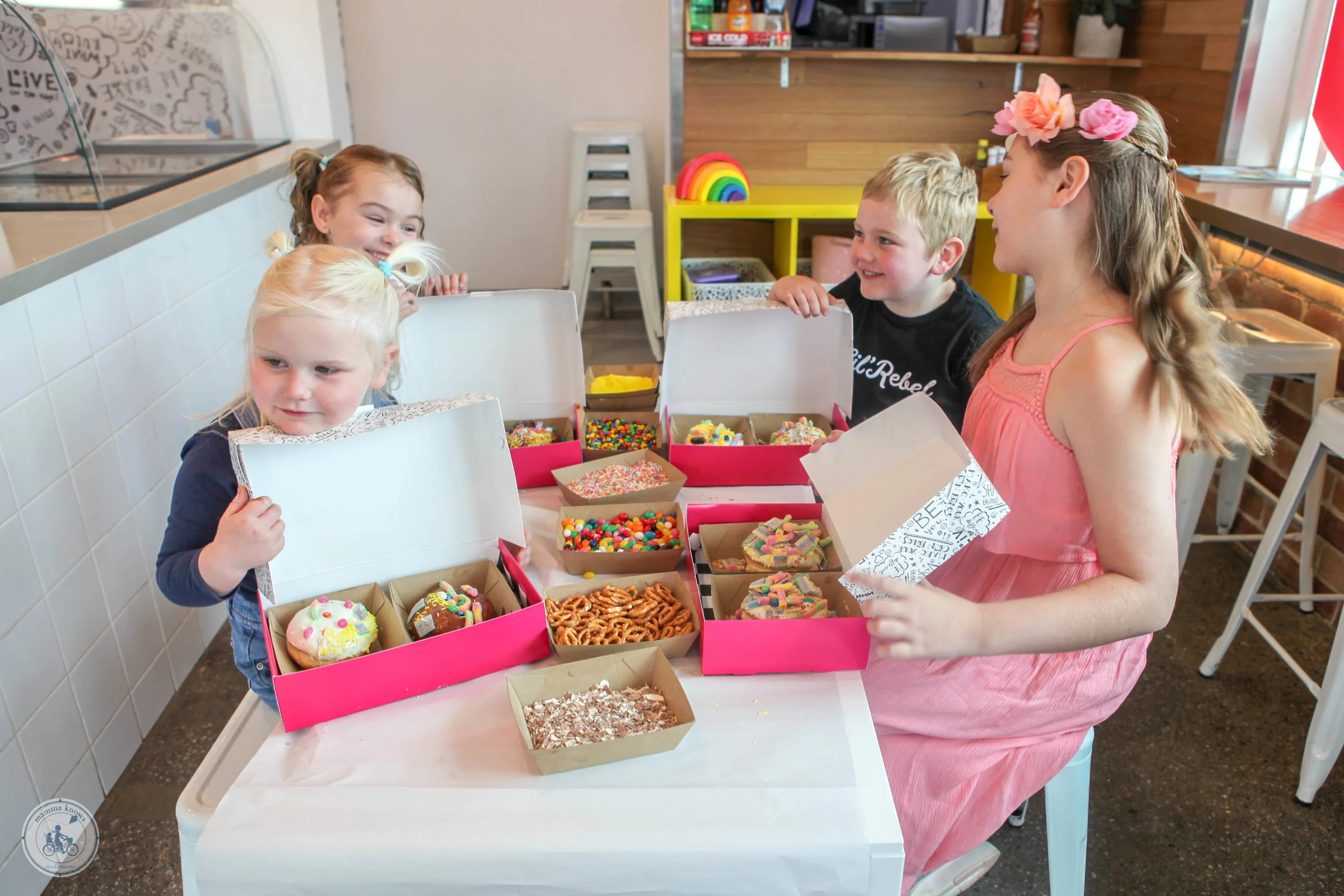 donut decorating @ rebel donuts, mornington — mamma knows south