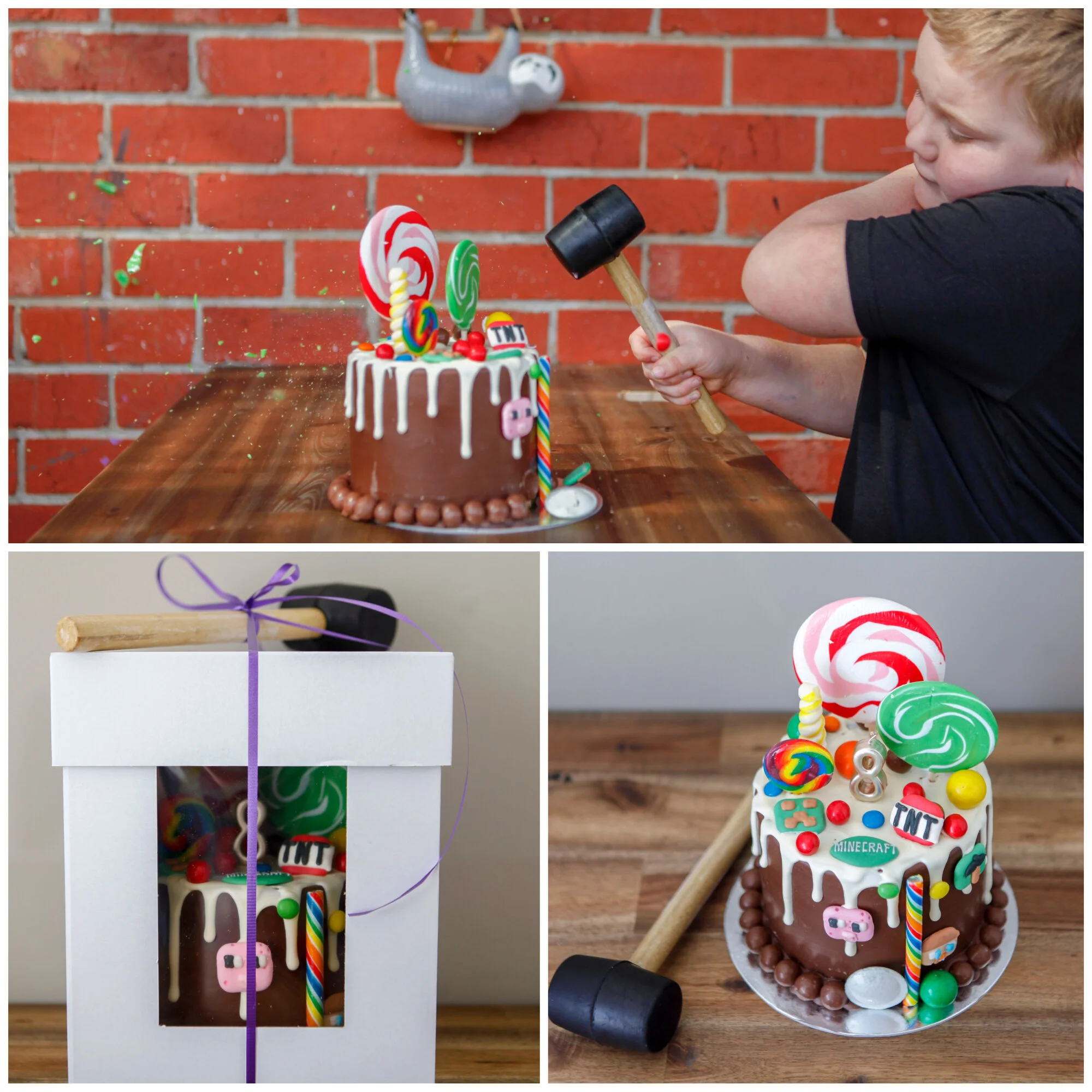 smashed pinata cakes, melbourne — mamma knows south