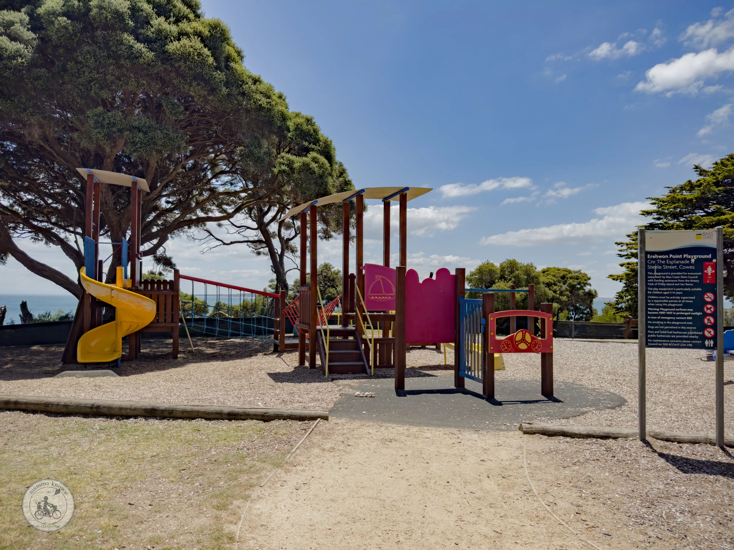 Erehwon Point Playground, Cowes — mamma knows south