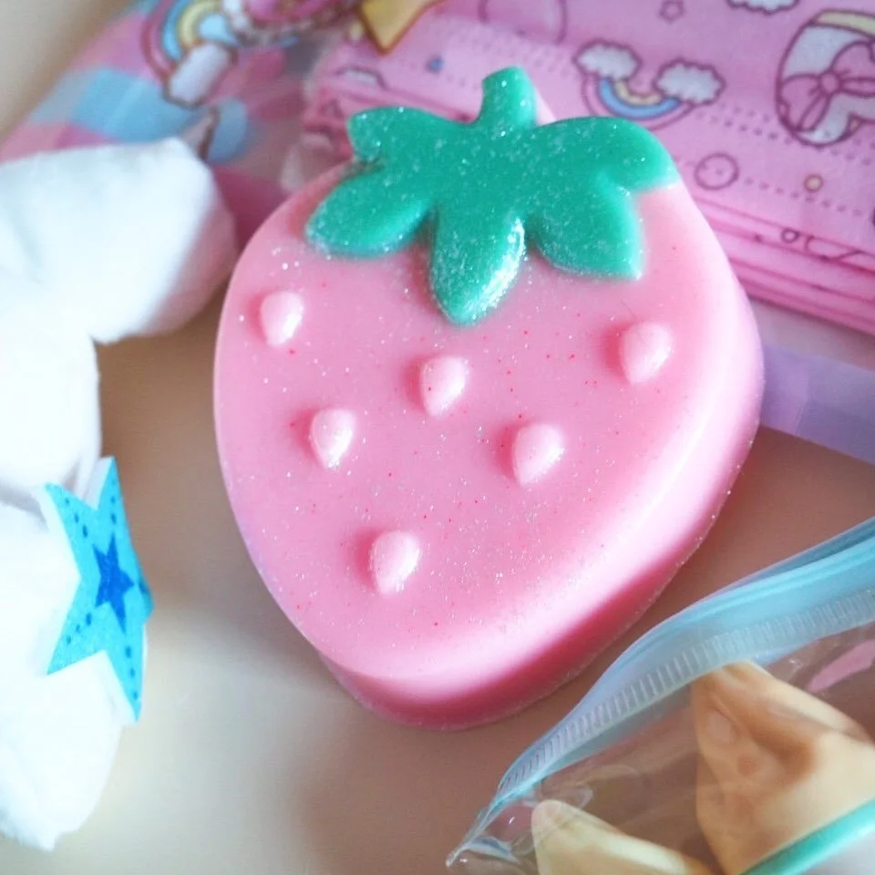 Berry Cute Strawberry Kawaii Soap — Margarita Bloom