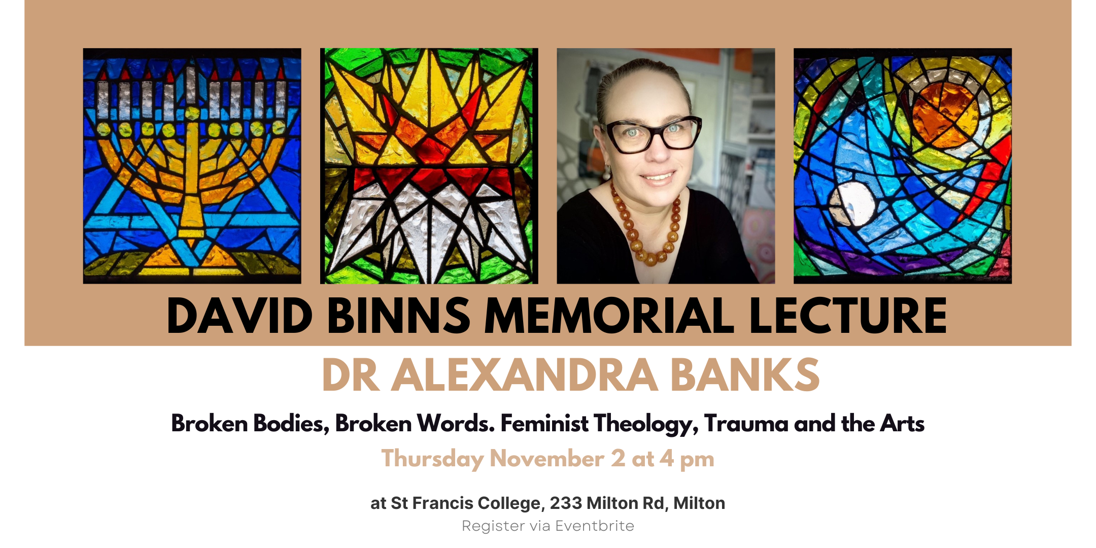 2023 David Binns Memorial Lecture - Dr Alexandra Banks — Saint Francis ...
