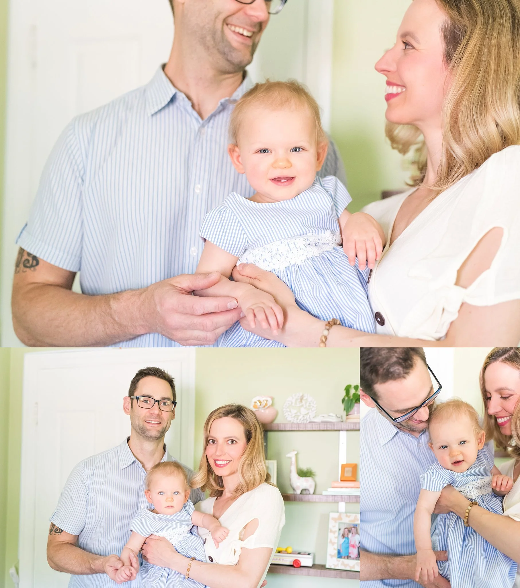 One Year Milestone Session at Home | DC Family Photography — Tabitha ...