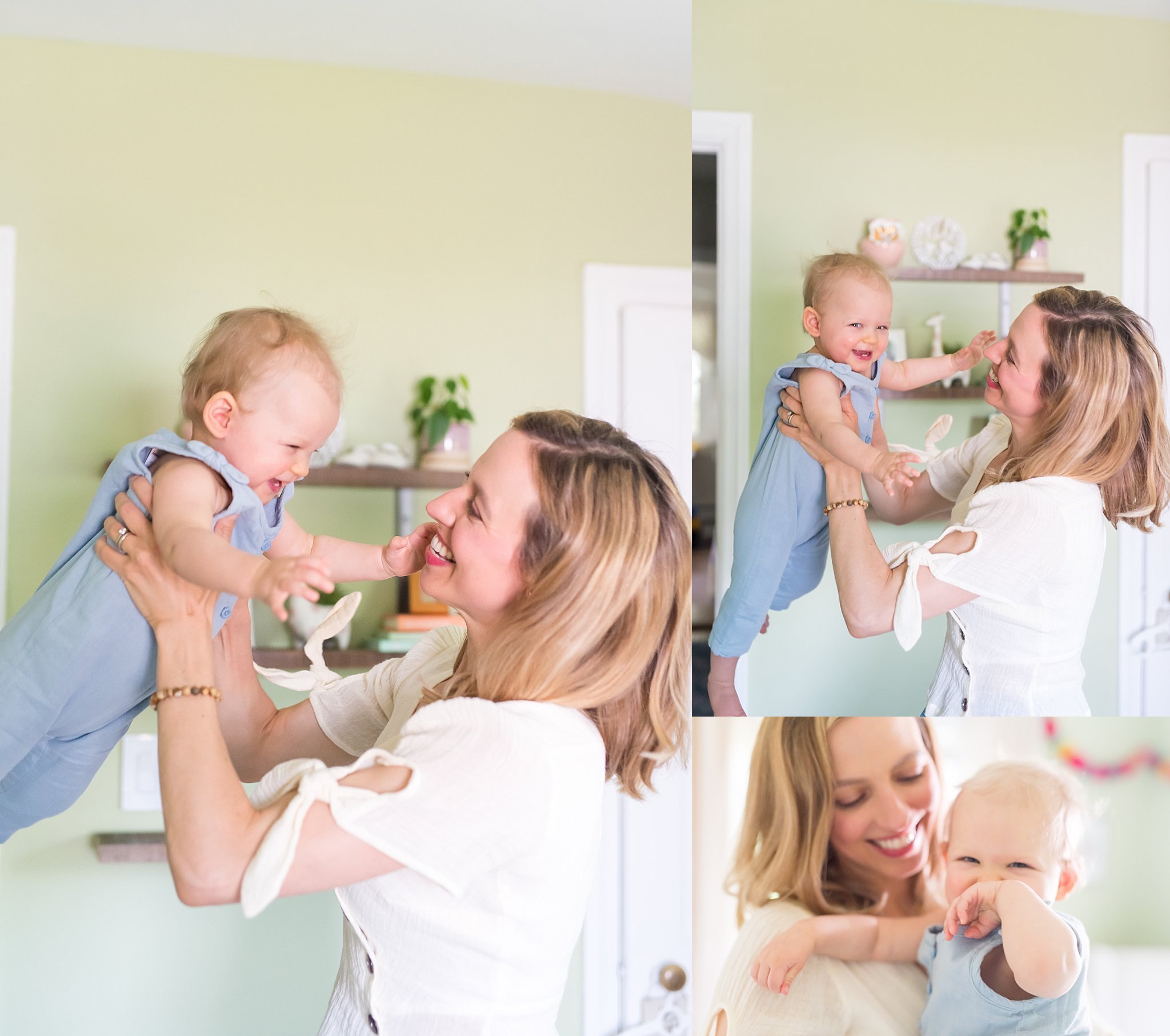 One Year Milestone Session at Home | DC Family Photography — Tabitha ...
