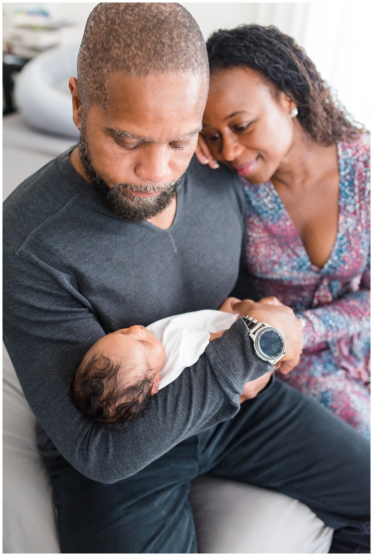In Home Newborn Family Session | DC Newborn Photography — Tabitha ...