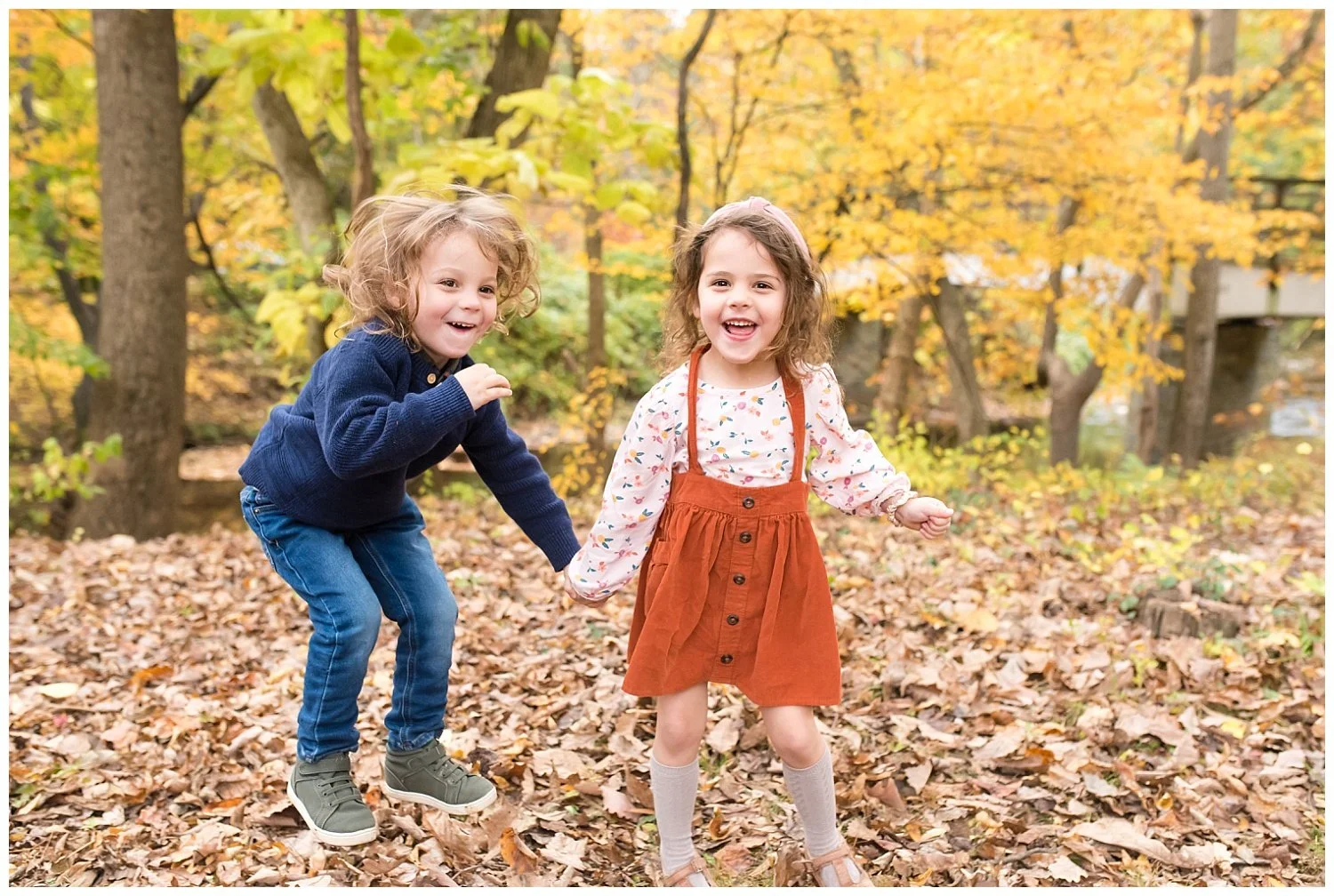 Outdoor Fall Newborn Family Session | Rock Creek Park — Tabitha Maegan ...