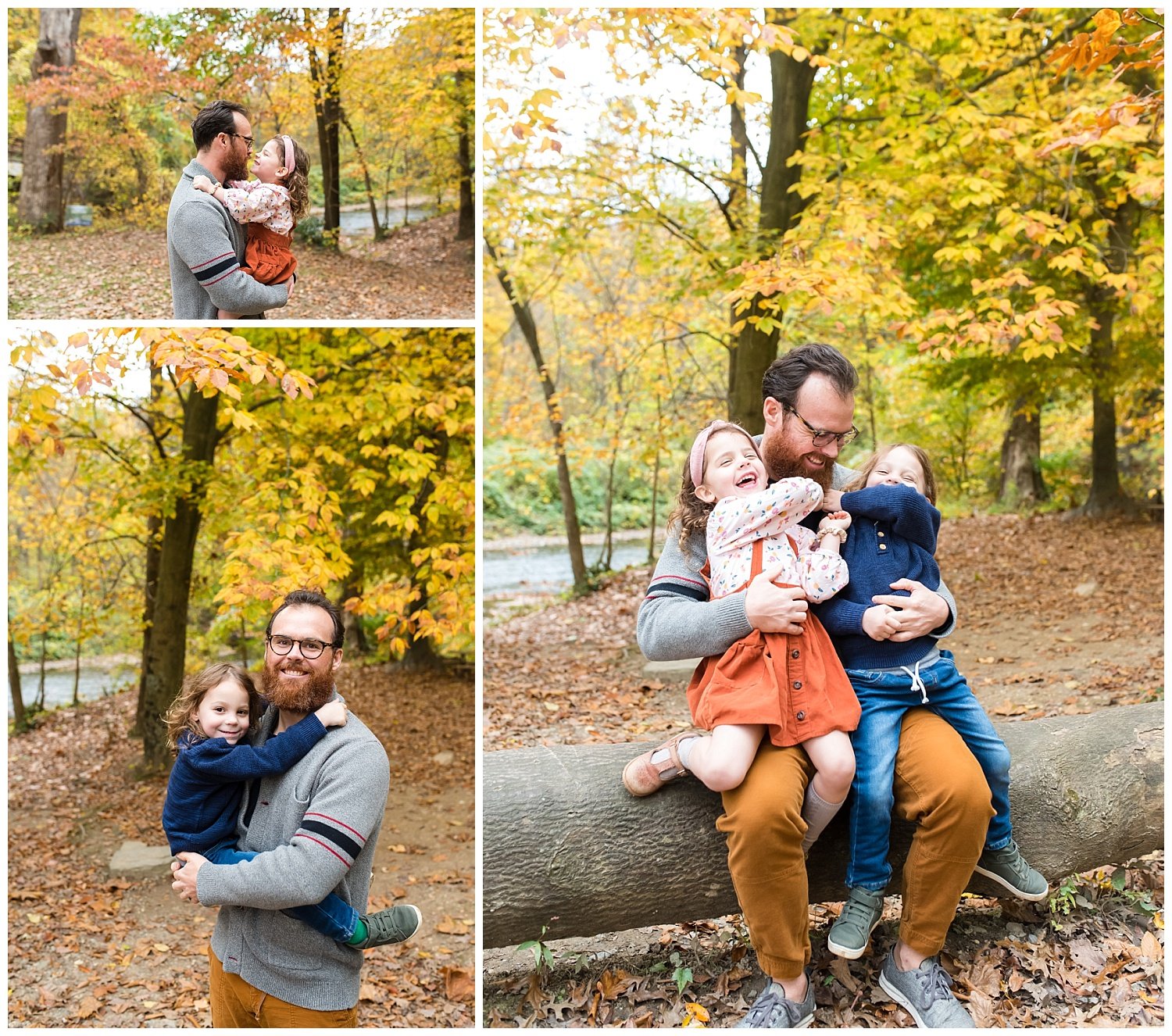 Outdoor Fall Newborn Family Session | Rock Creek Park — Tabitha Maegan ...