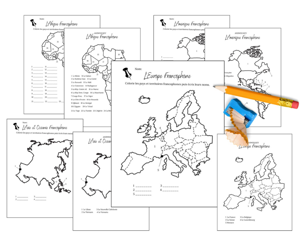 French-Speaking Countries Activities and Teaching Resources — French ...