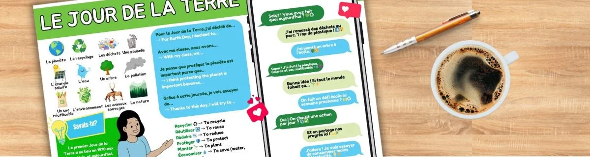 French Earth Day Activities for Beginners (Core French Lesson Ideas ...