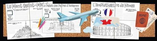 Discover French Culture: Collaborative Posters of Famous Landmarks in ...