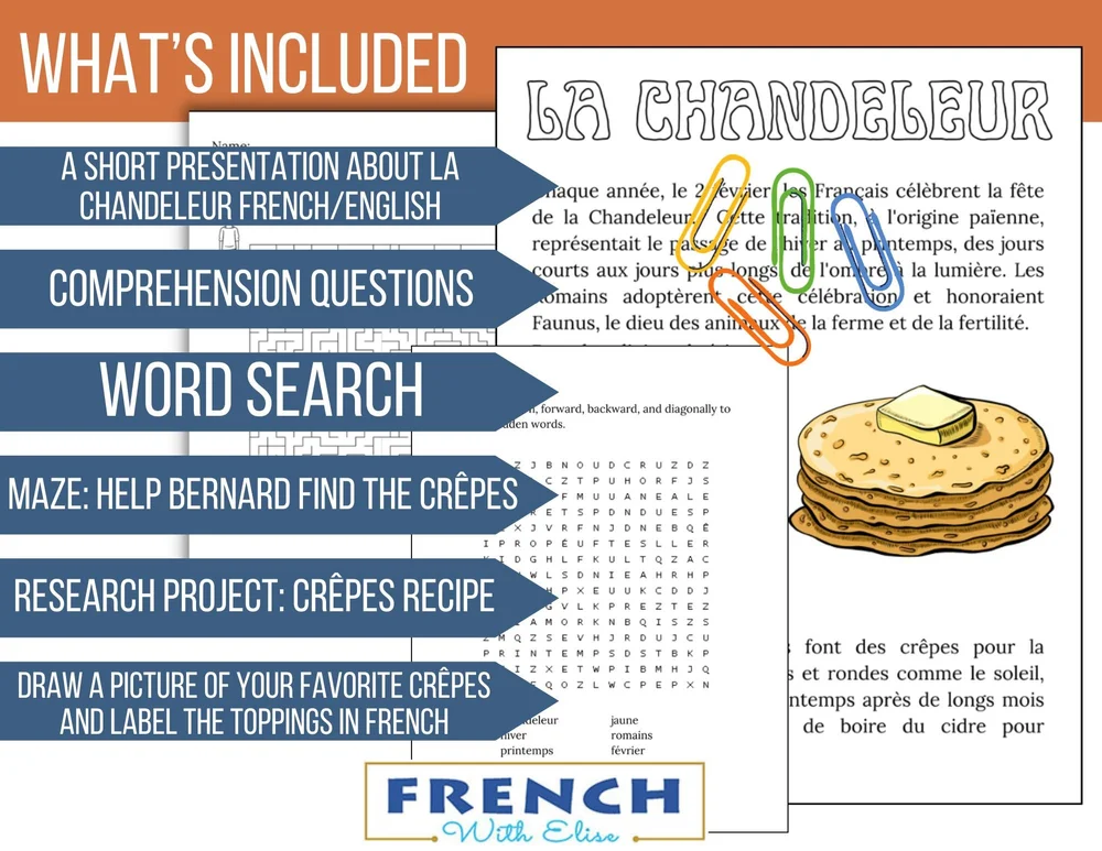 How to celebrate la Chandeleur in French class — French with Elise