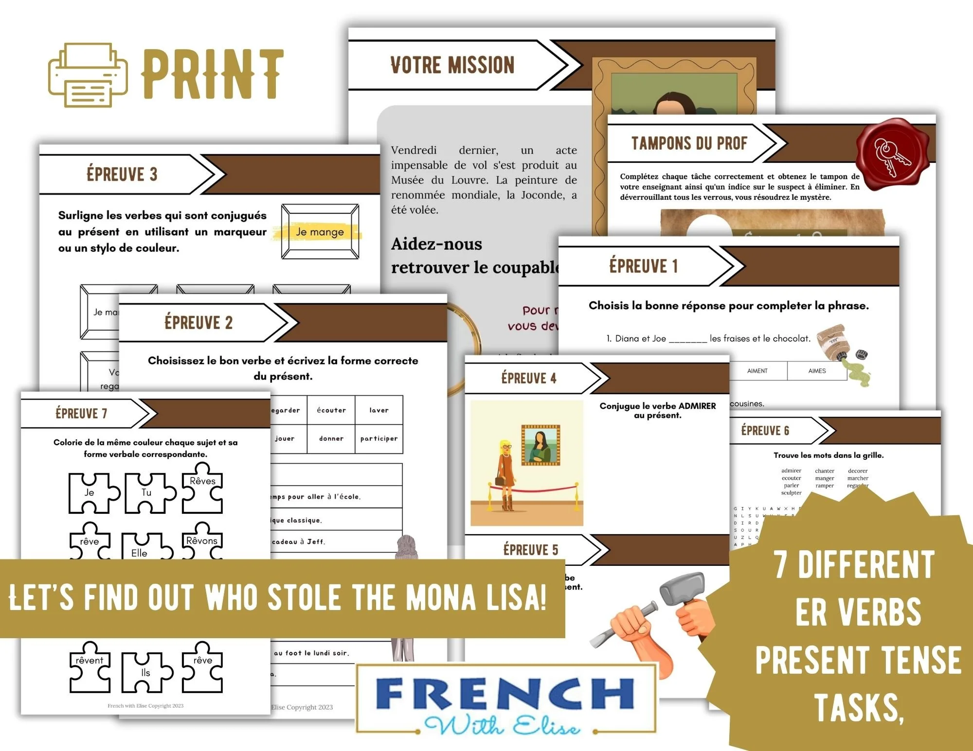 Fun Ways to Review French ER Verbs in the Classroom — French with Elise