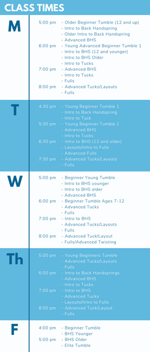 Tumble Classes — INSPIRE ATHLETICS