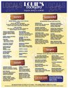 Sport's Bar Dining Menu — Louie's Backyard