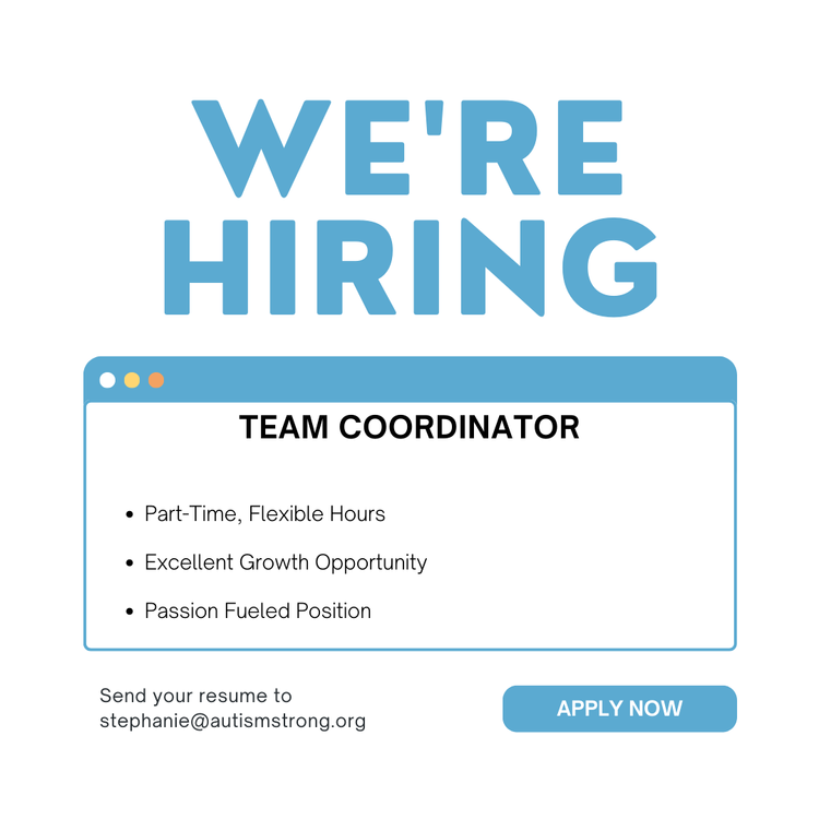 Job Opportunities — AUTISM STRONG FOUNDATION