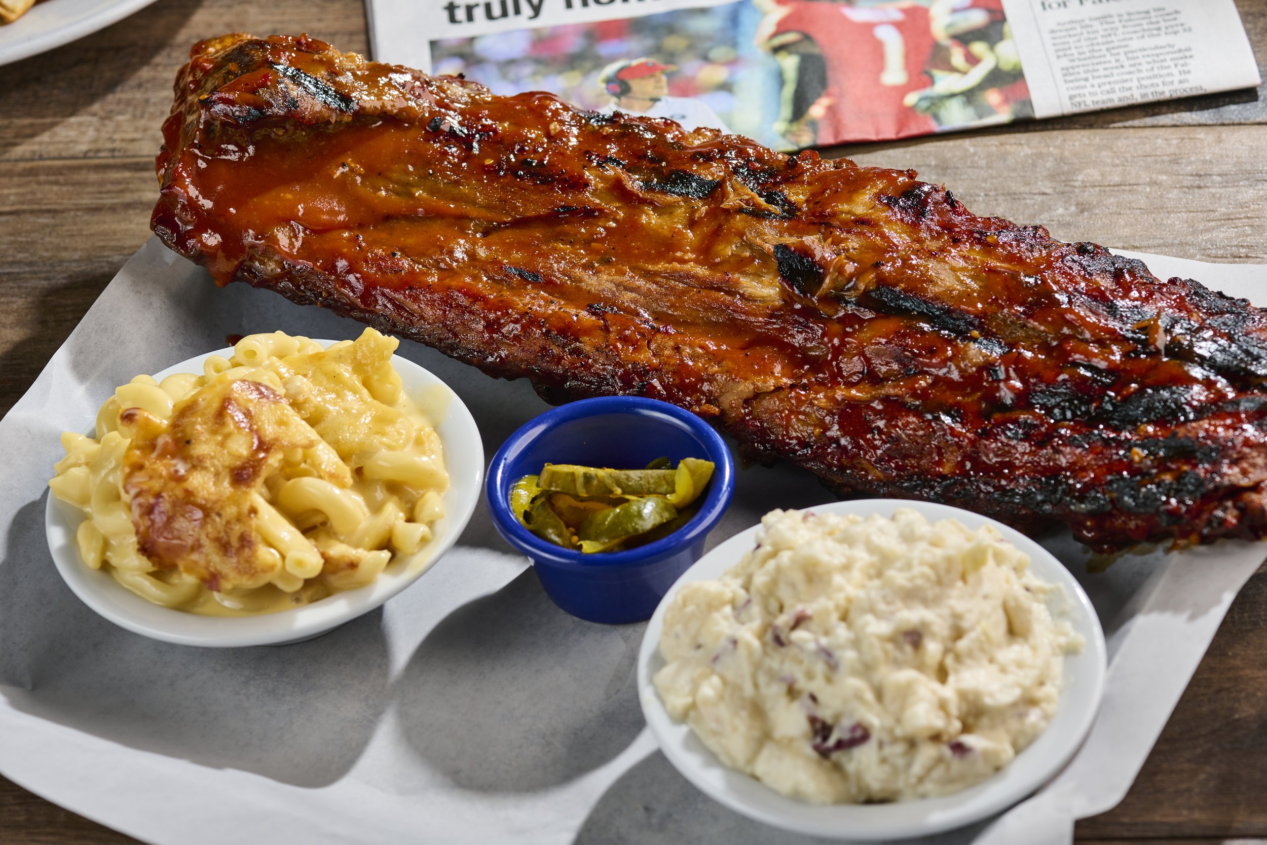 Menu — 'cue Barbecue