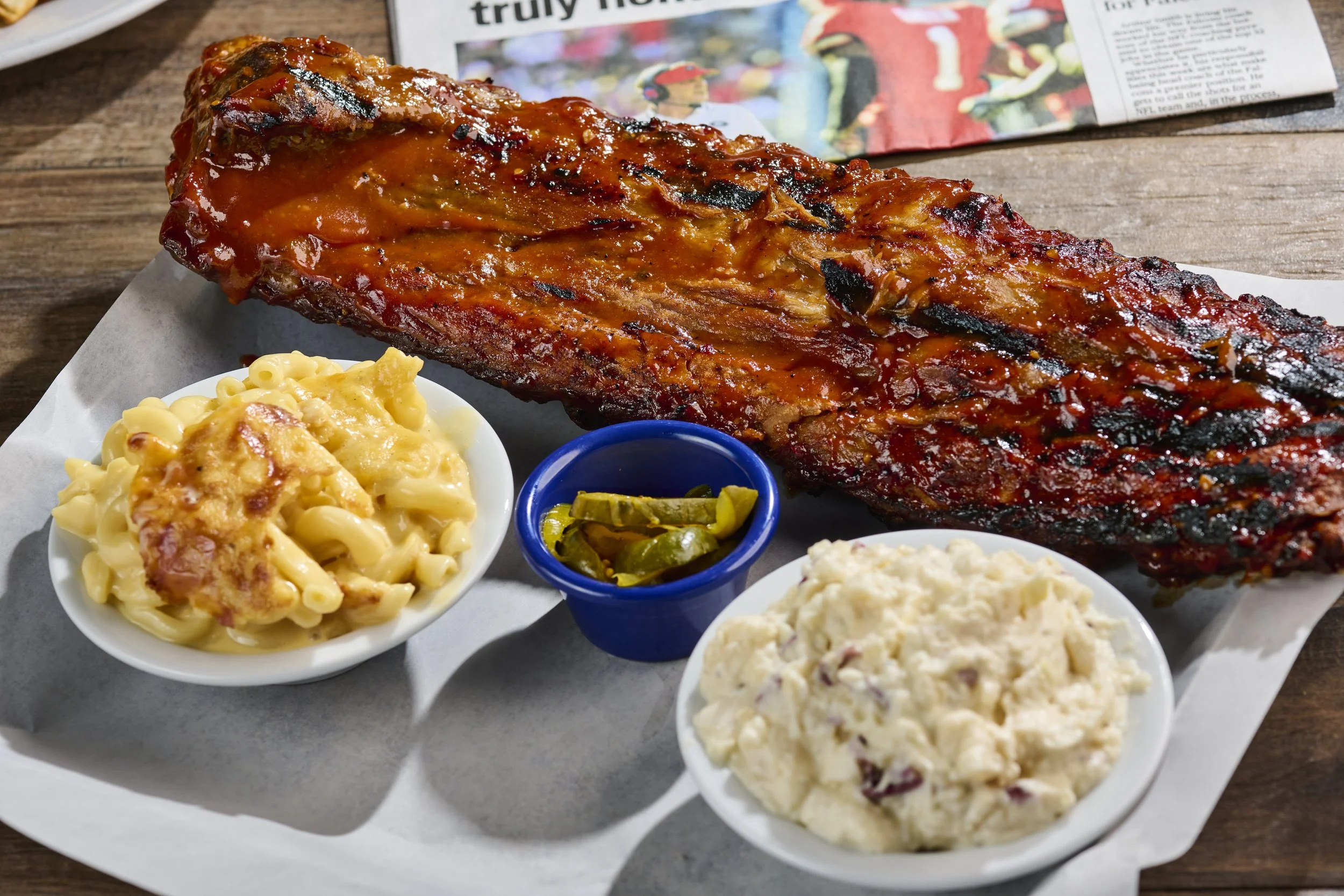 Menu — 'cue Barbecue