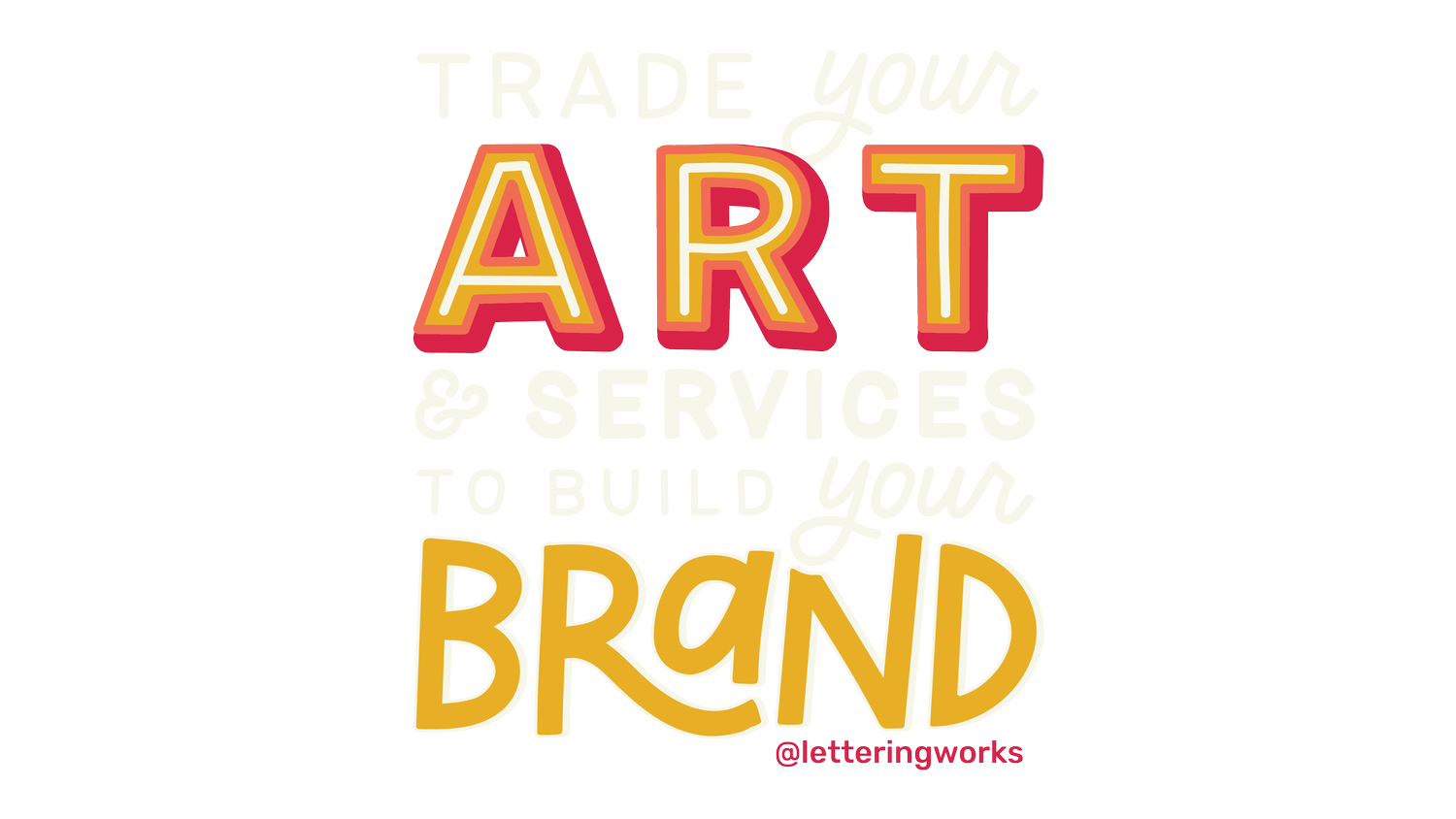 Artist Trade Program — Lettering Works