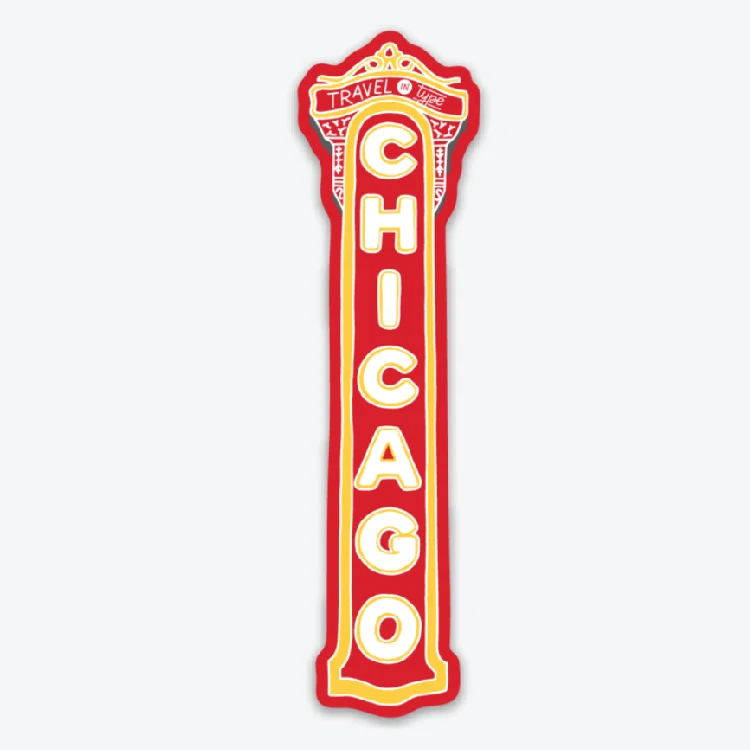 Chicago Style Enamel Pins — Lettering Works