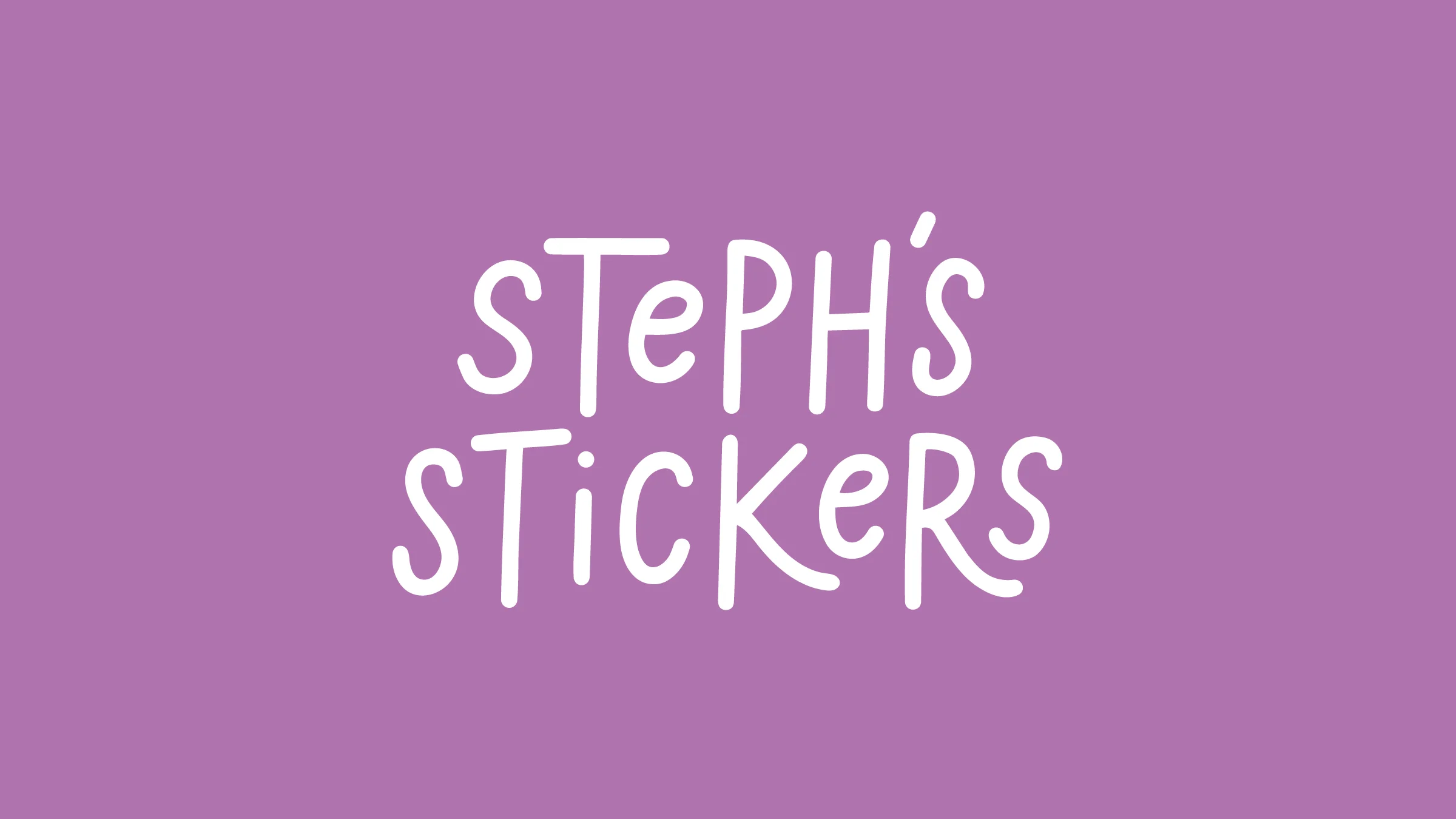 The Story Behind Steph's Stickers - Lettering Works' New Passion ...