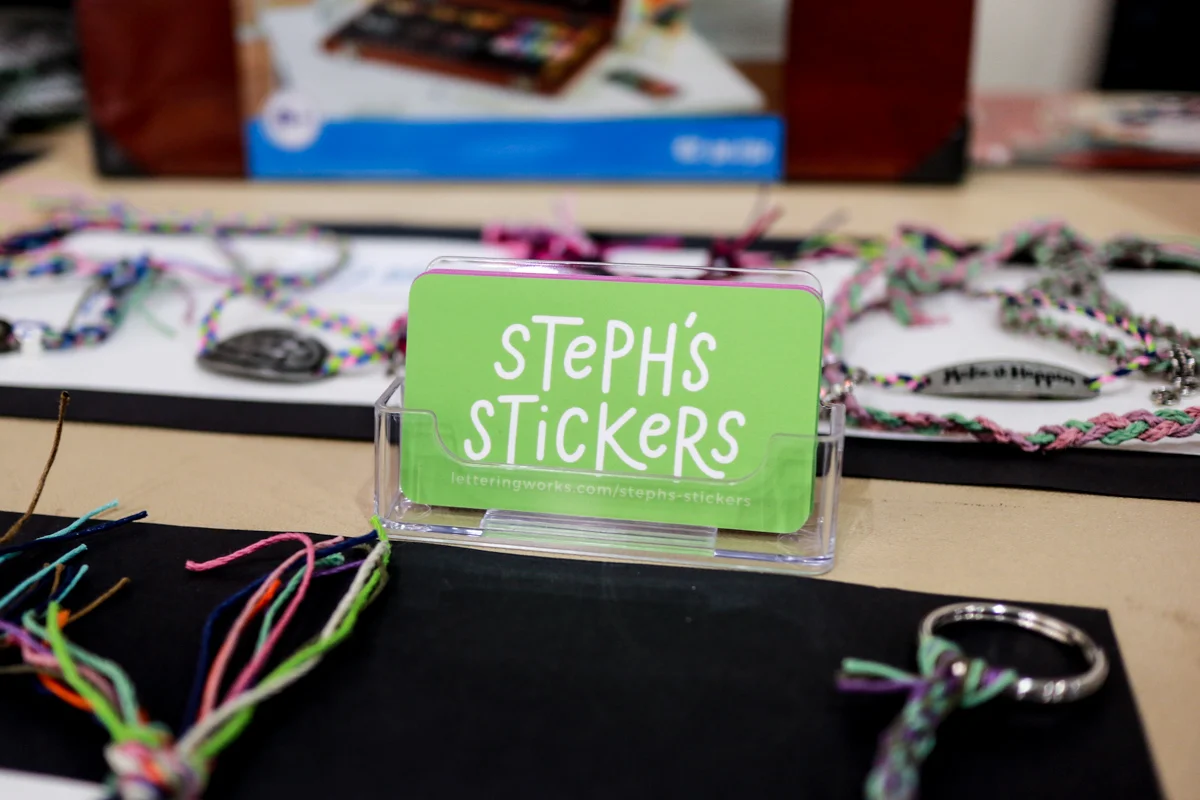 Steph's Stickers at Sensory Ignite — Lettering Works