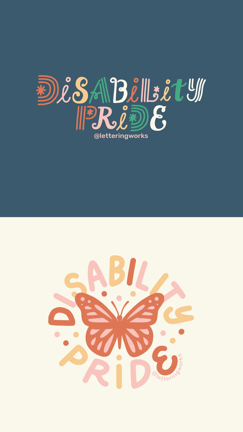 Disability Pride Voting [RESULTS] — Lettering Works