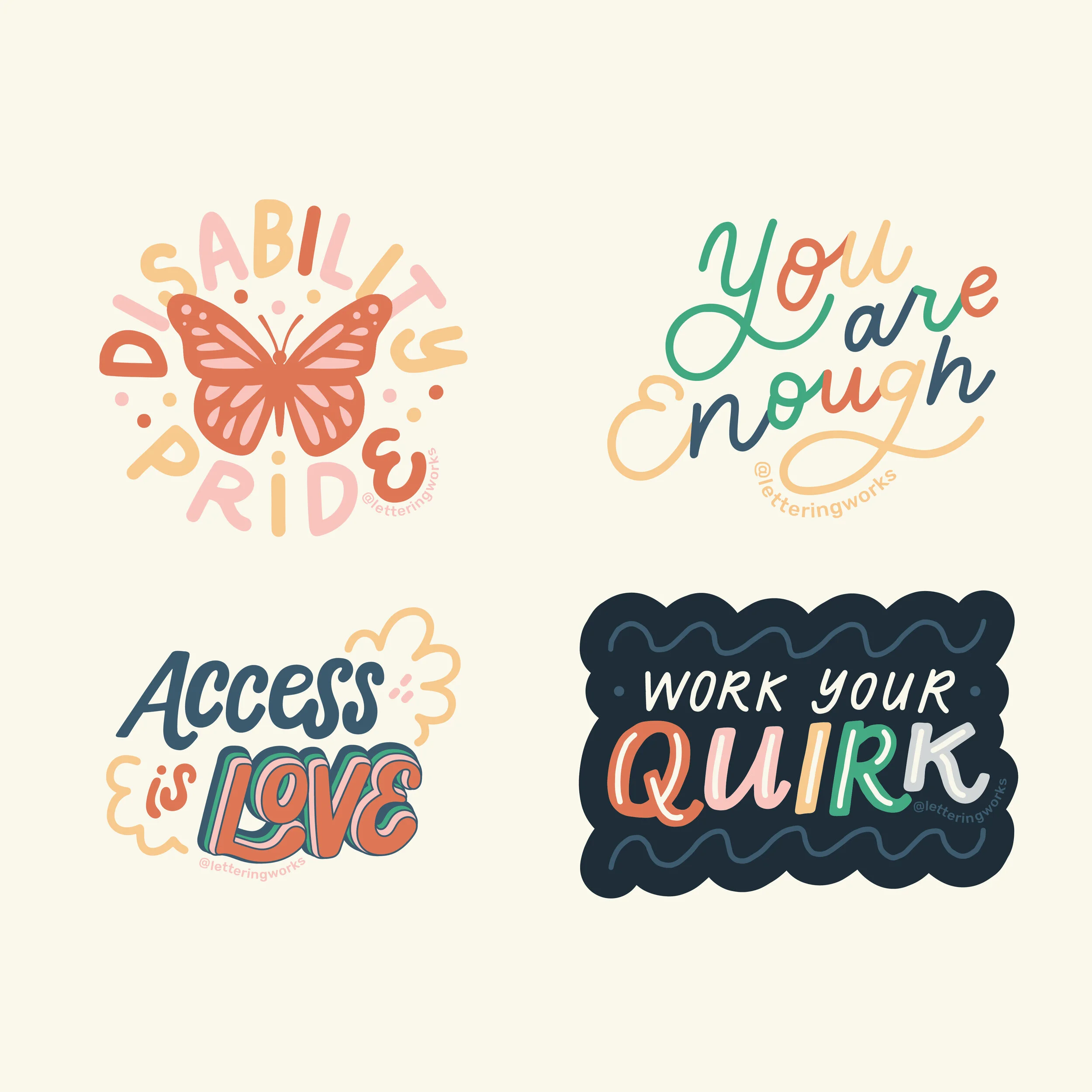 Disability Pride Voting [RESULTS] — Lettering Works