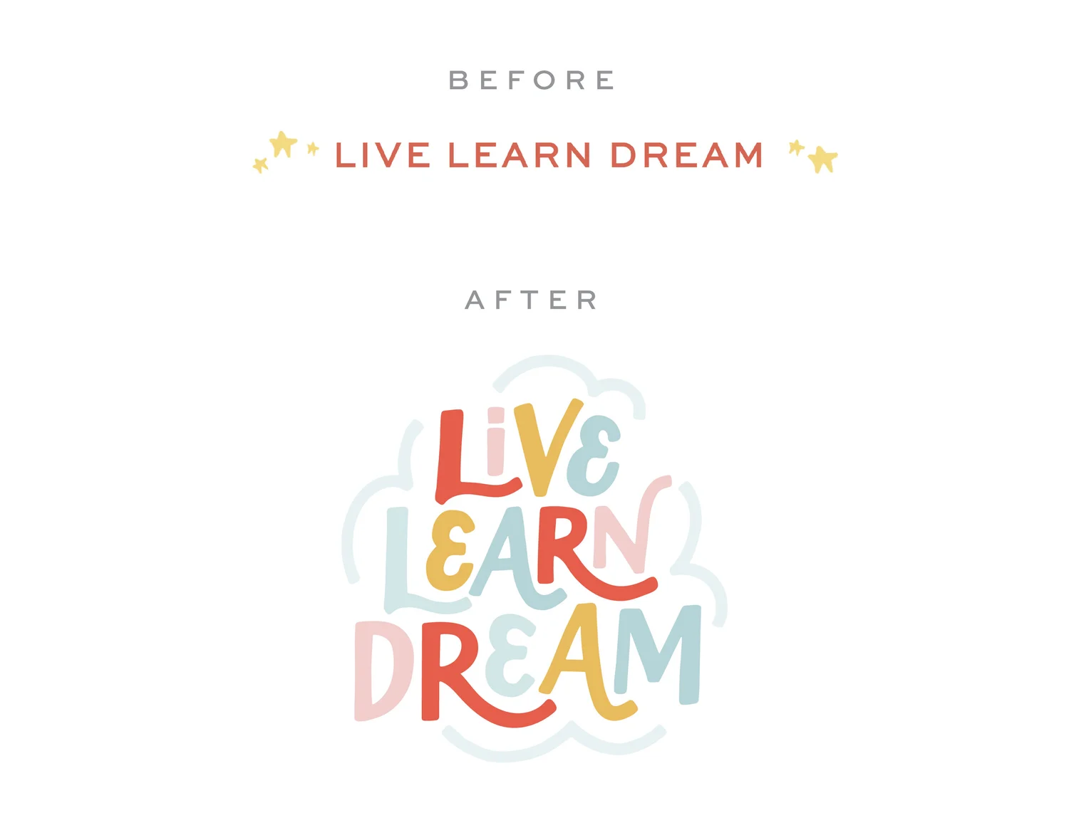 Meet the Creative Behind Live Learn Dream — Lettering Works