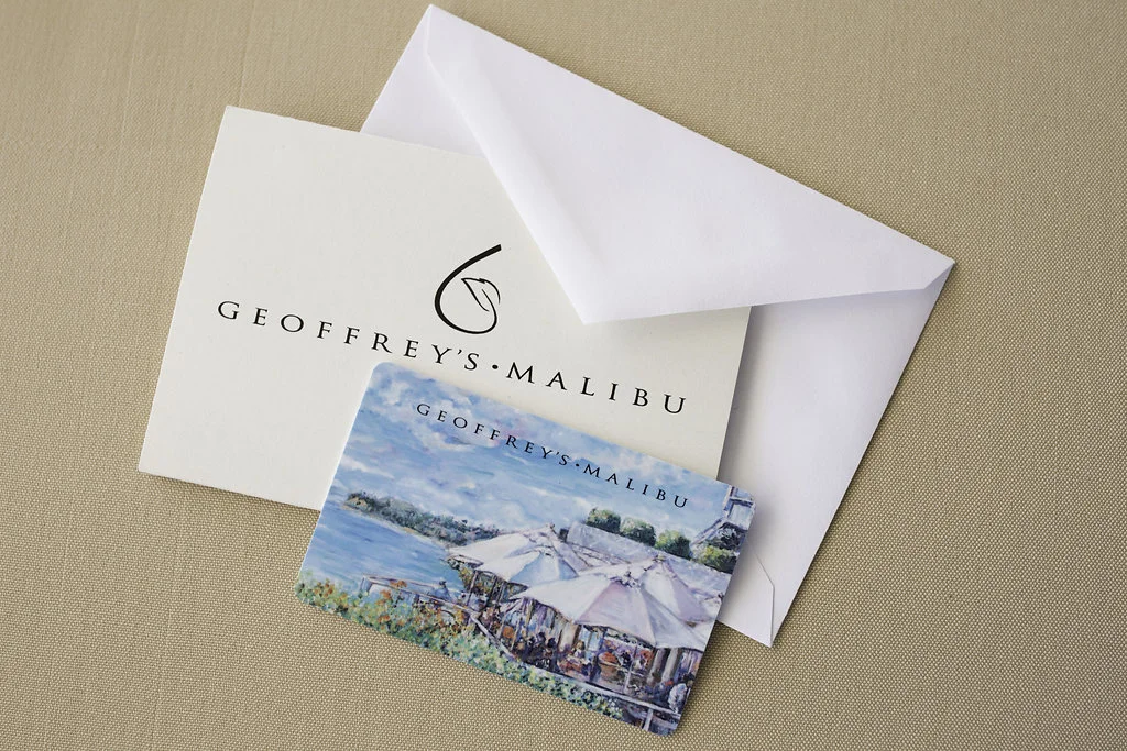 Purchase A Gift Card — Geoffrey's Malibu