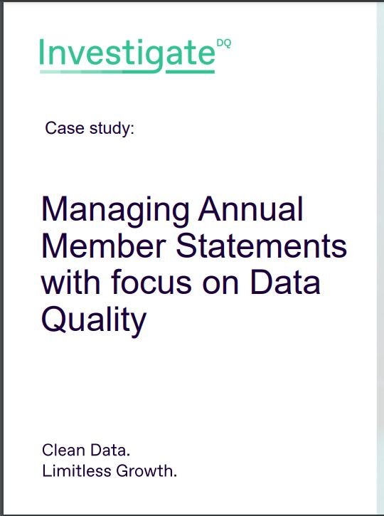 Case Study – Managing Annual Member Statements With Focus On Data ...