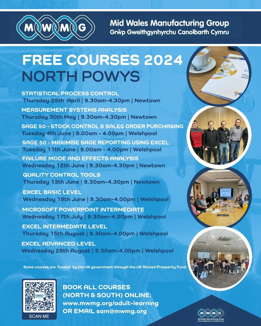 Bespoke Courses — Mid Wales Manufacturing Group