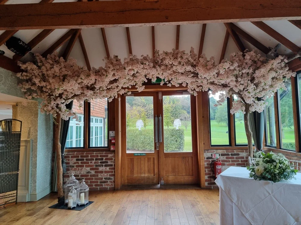 Pink Blossom Canopy Trees - Luxury Wedding Decor | Diamond Lush Events